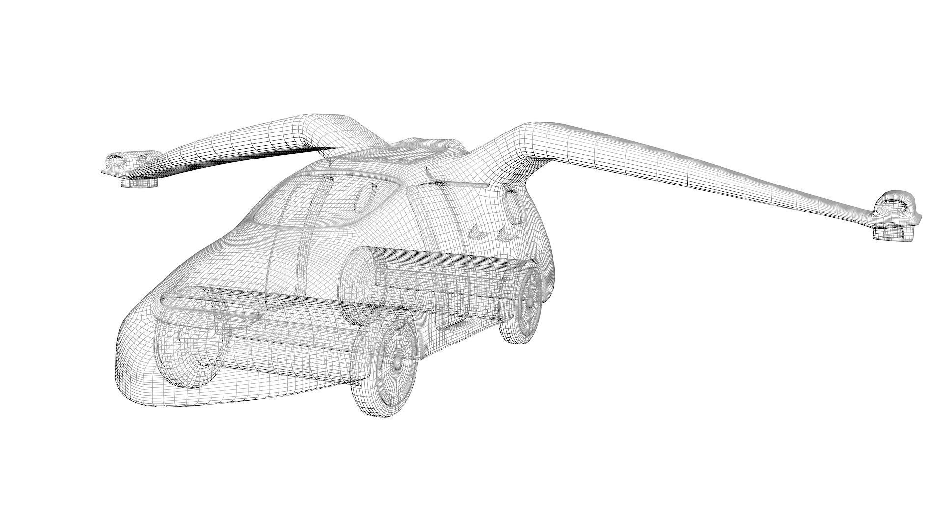 Flying Car 3D Model - TurboSquid 1964560