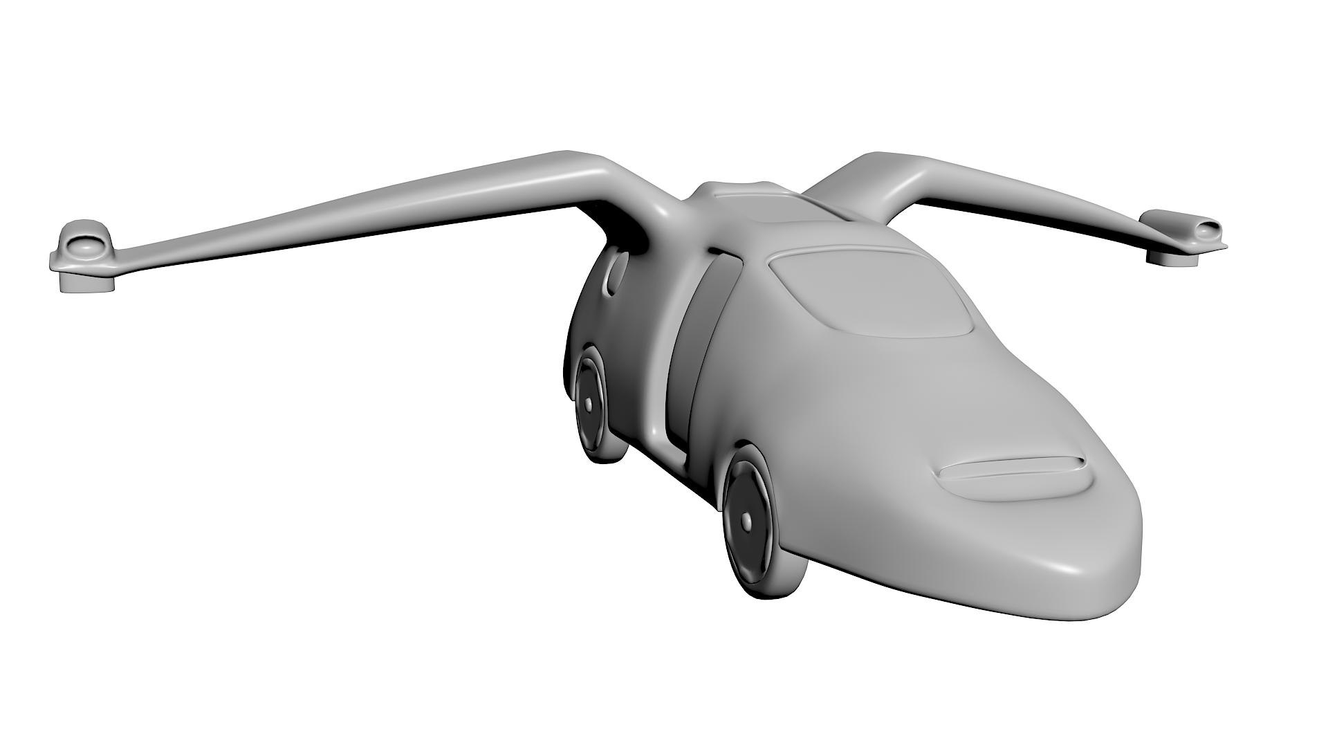 Flying Car 3D Model - TurboSquid 1964560