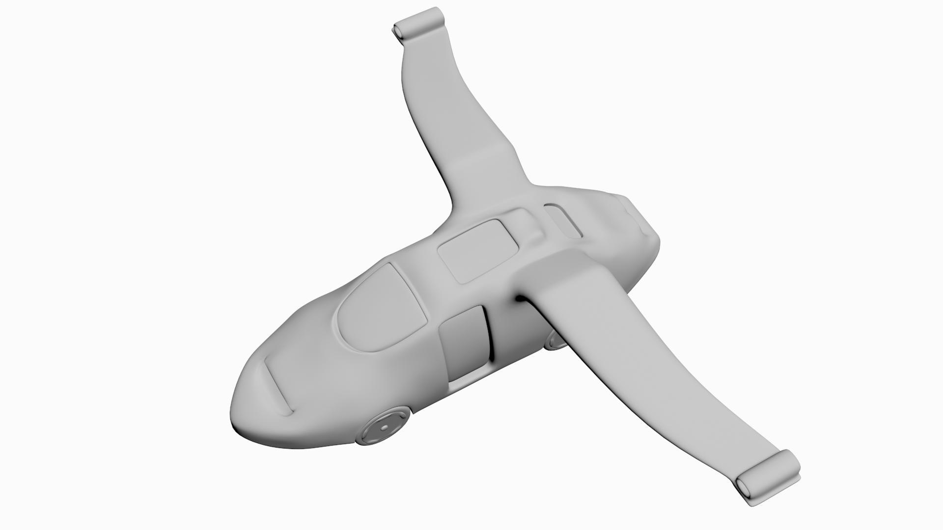 Flying Car 3D Model - TurboSquid 1964560