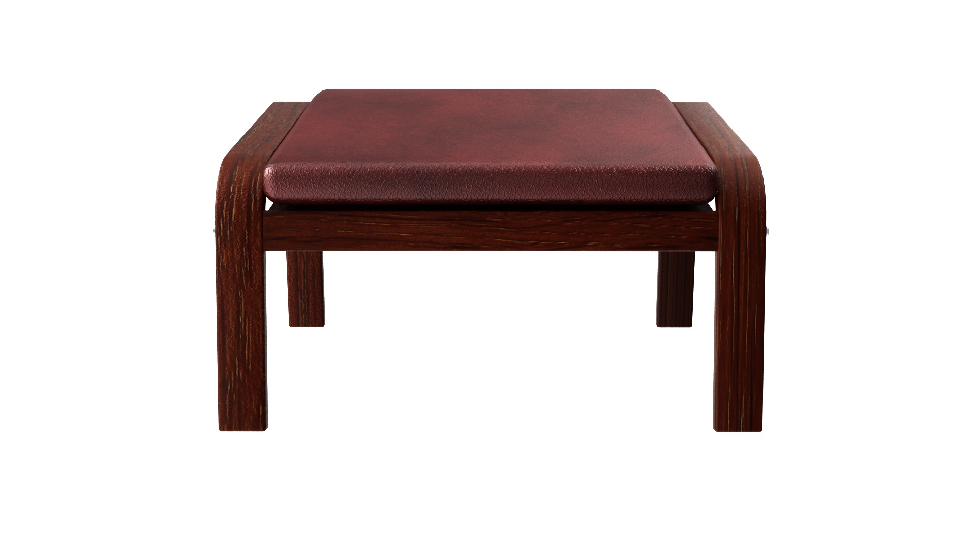Modelled ikea poang footstool 3D - TurboSquid 1437356