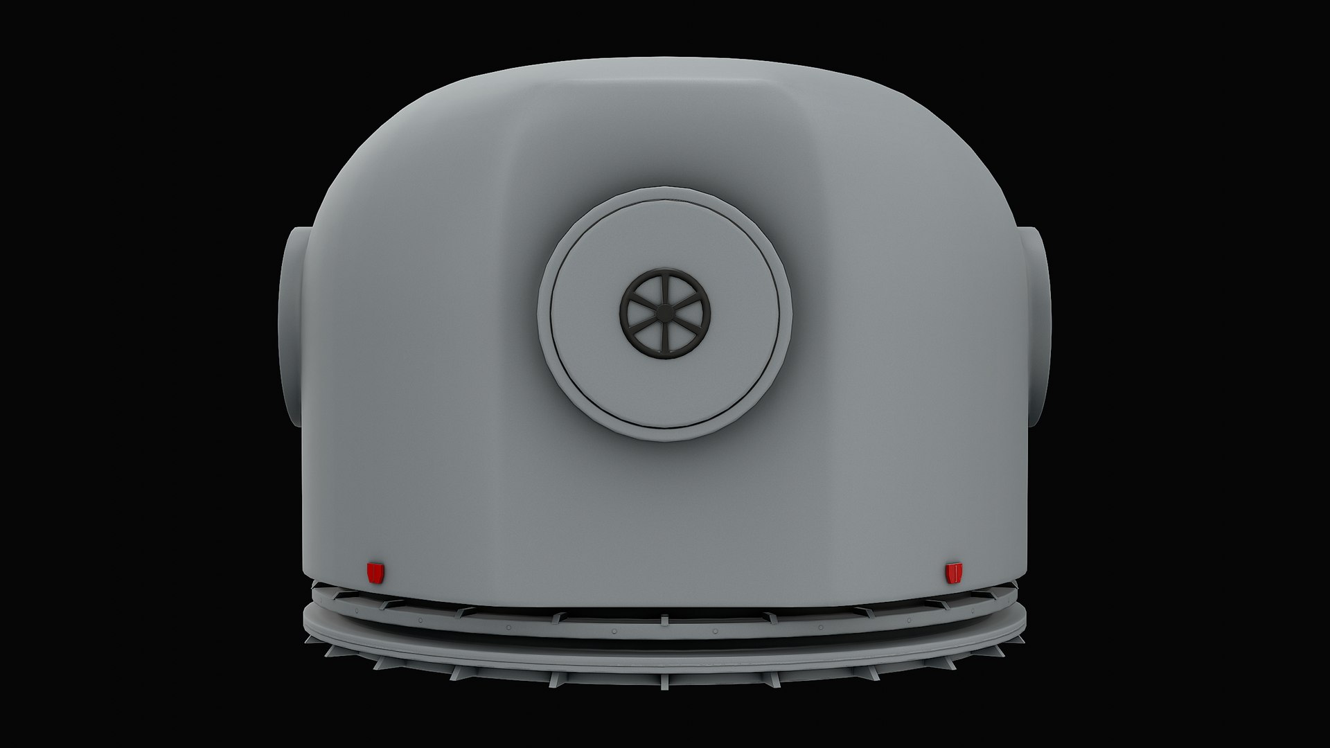 3D Oto Melara Breda 40-70 Naval Gun Model - TurboSquid 2287070