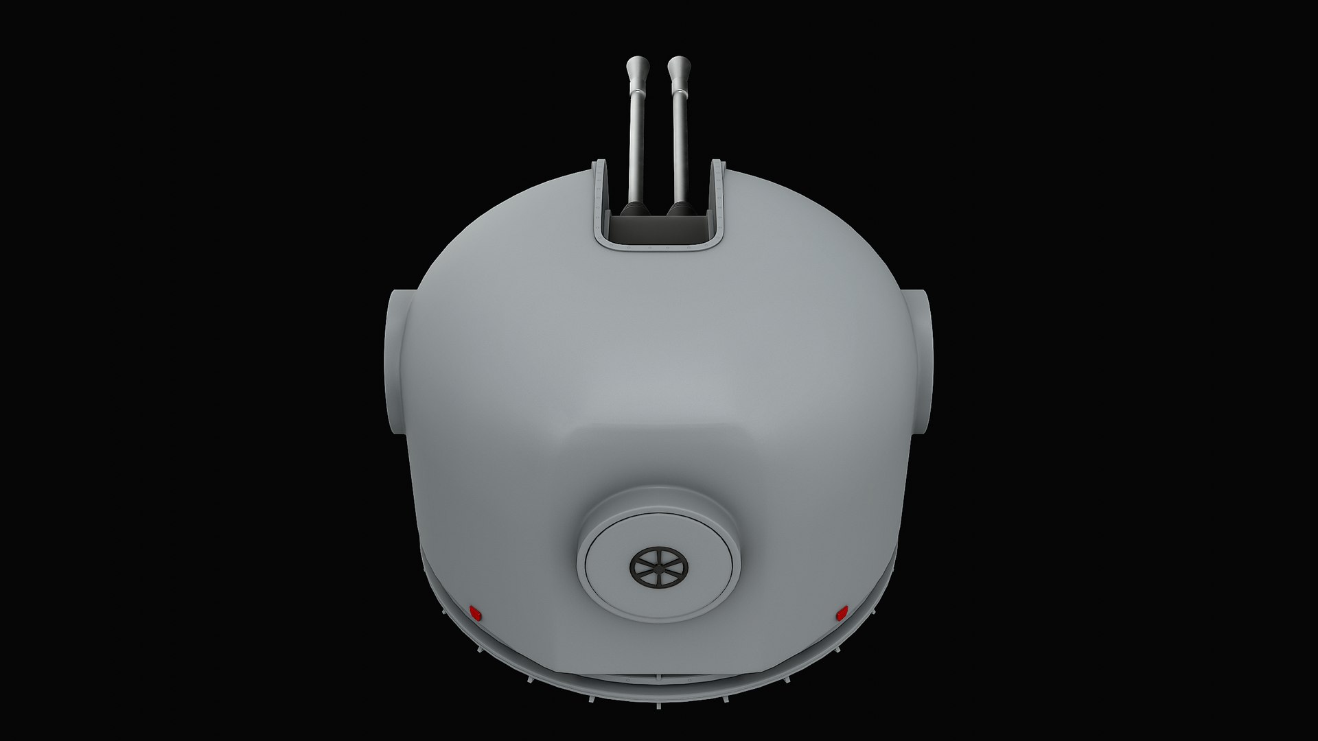 3D Oto Melara Breda 40-70 Naval Gun Model - TurboSquid 2287070