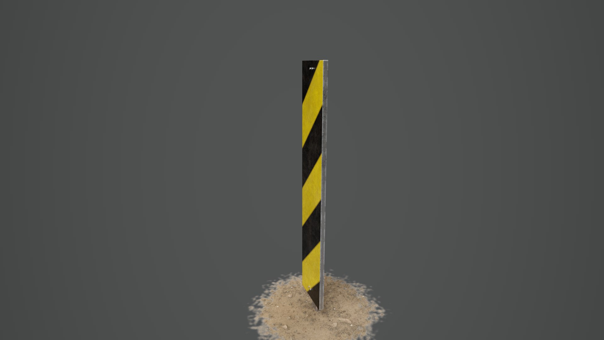 3D Danger Sign 01 Model - TurboSquid 2223824