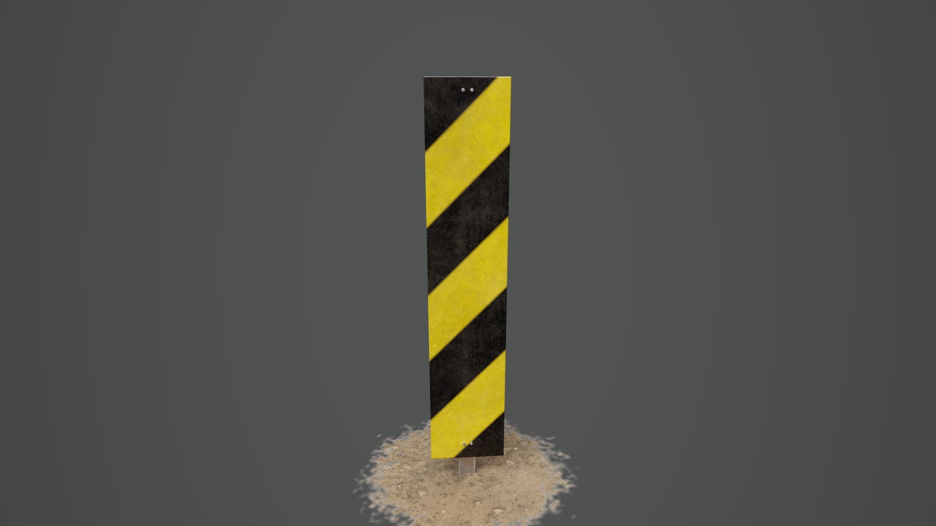 3D Danger Sign 01 Model - TurboSquid 2223824