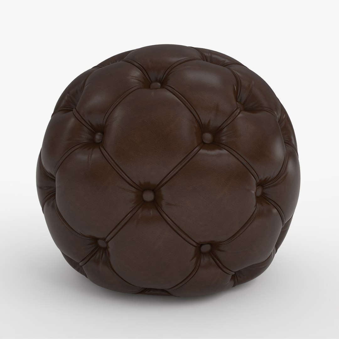 sphere pouf 3d model