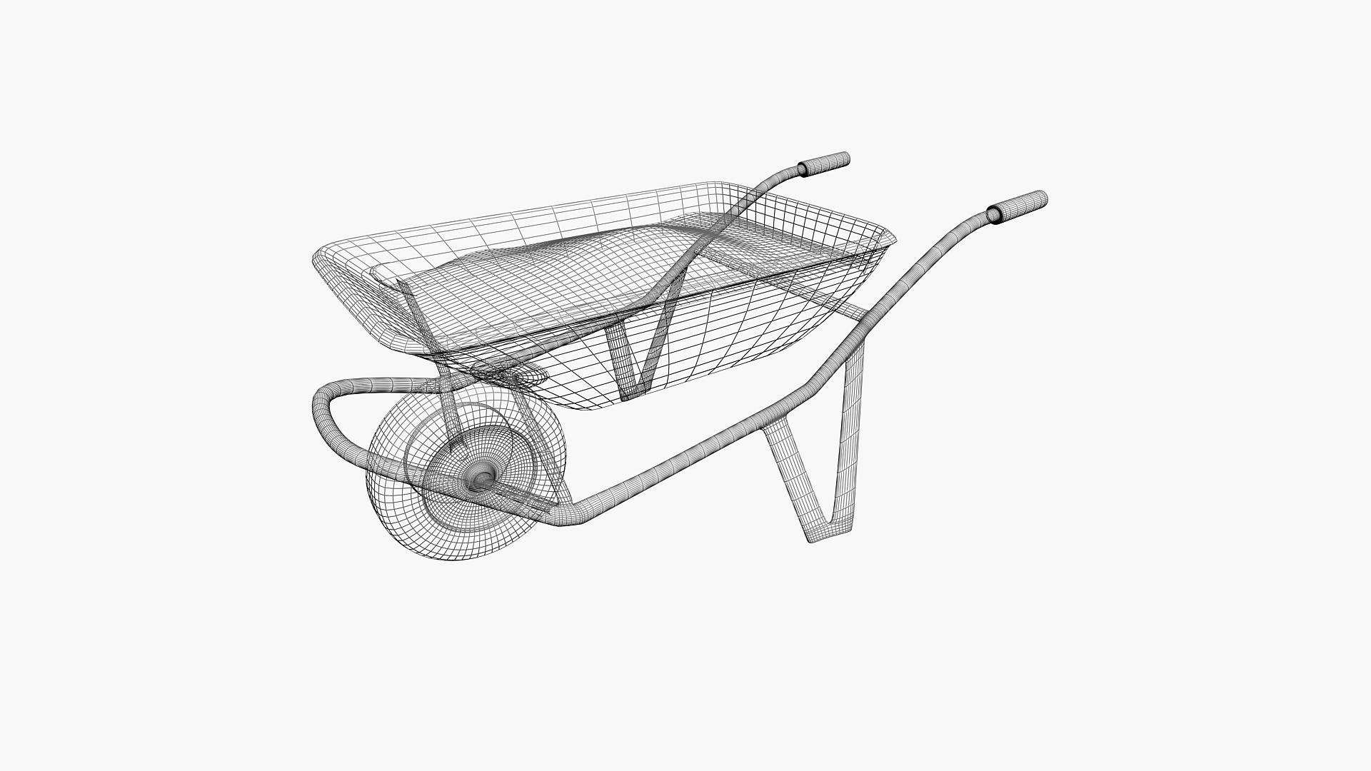 Wheelbarrow 3D Model - TurboSquid 2221648