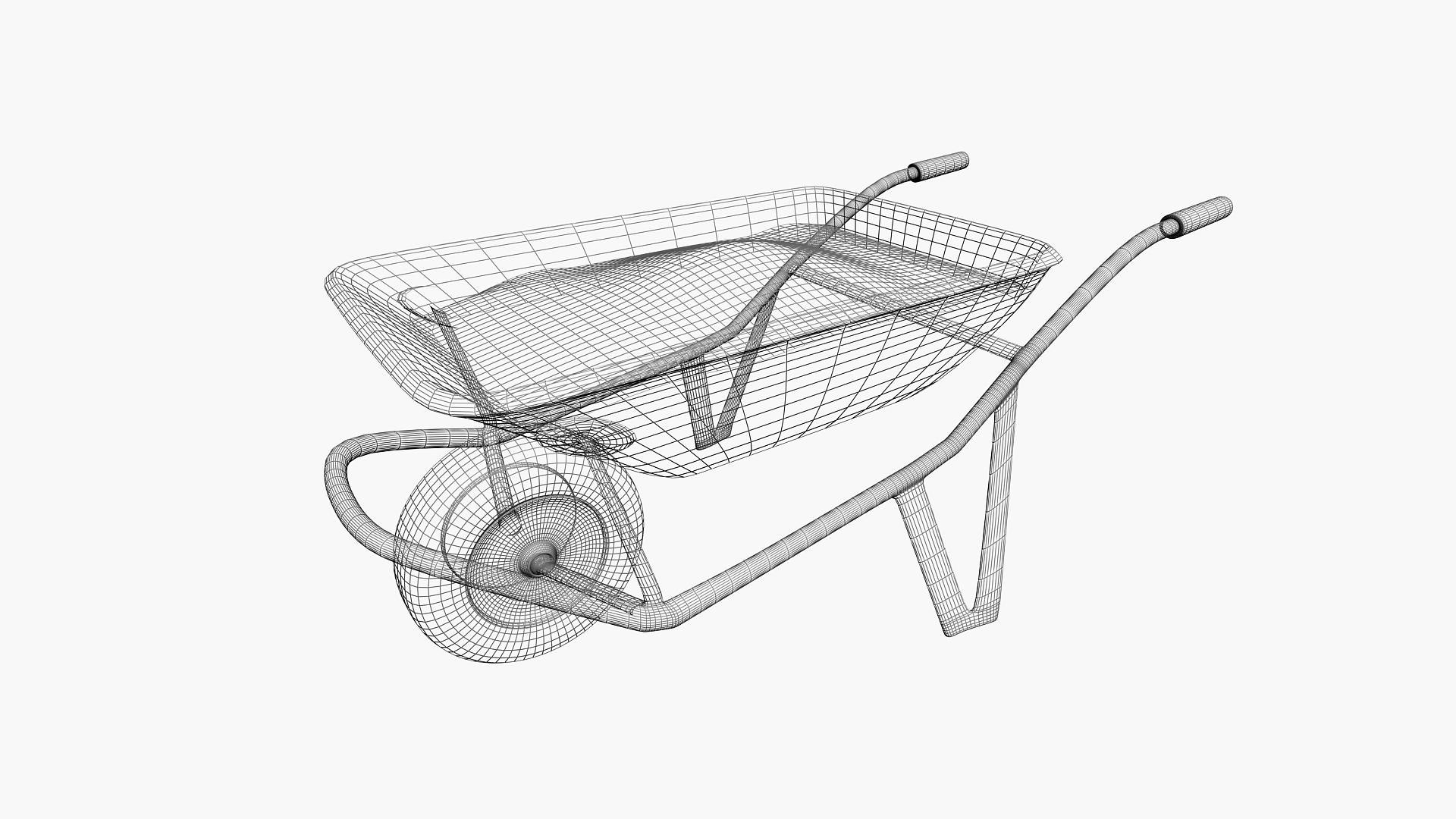 Wheelbarrow 3D Model - TurboSquid 2221648