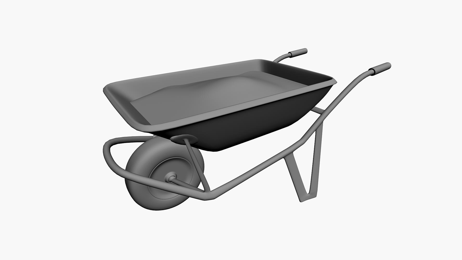 Wheelbarrow 3D Model - TurboSquid 2221648