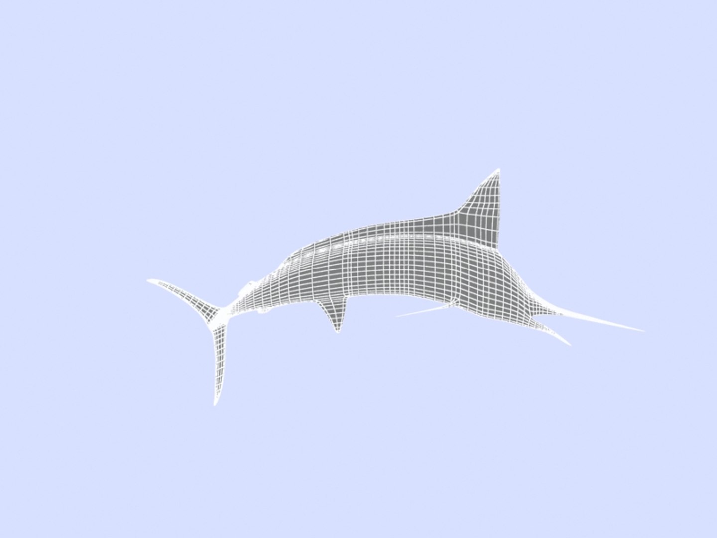 3ds bluemarlin fish