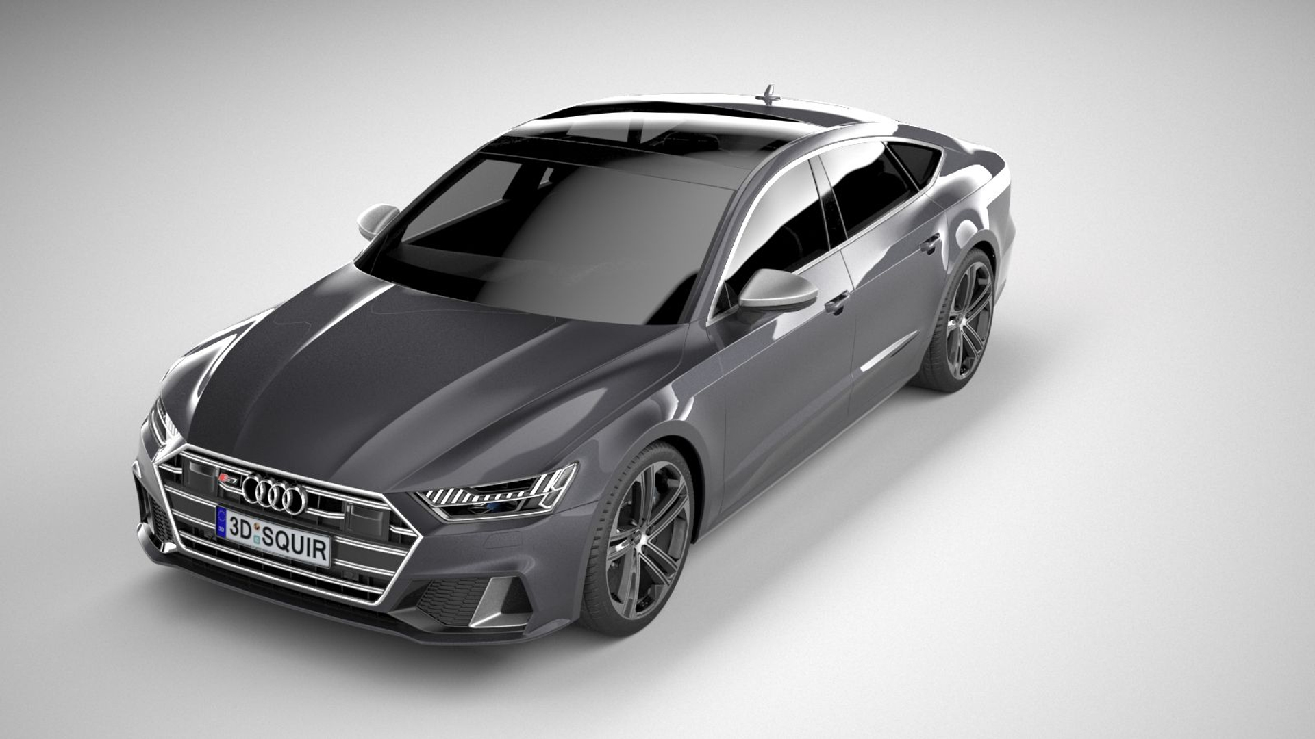 3D Audi S7 Sportback Model - TurboSquid 1484448