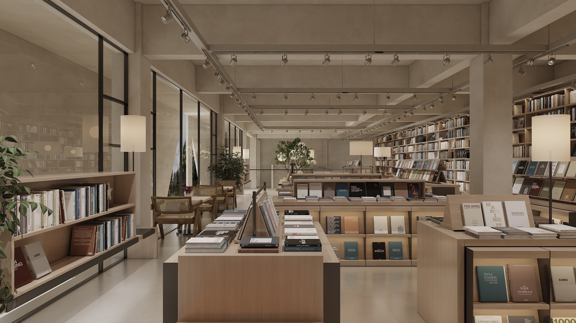 3D Book Store Interior - TurboSquid 2155195