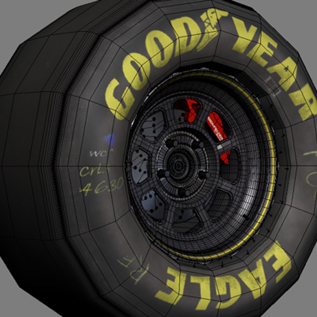 3ds Max Nascar Wheel