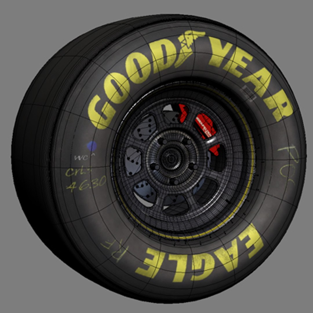 3ds Max Nascar Wheel