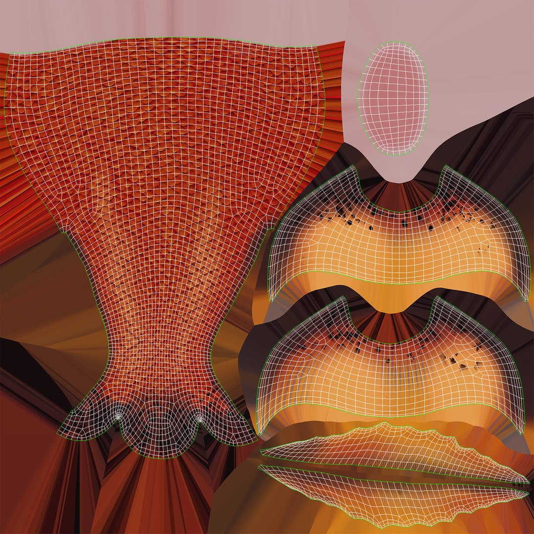 3D mermaid tail 01 swimming - TurboSquid 1243380