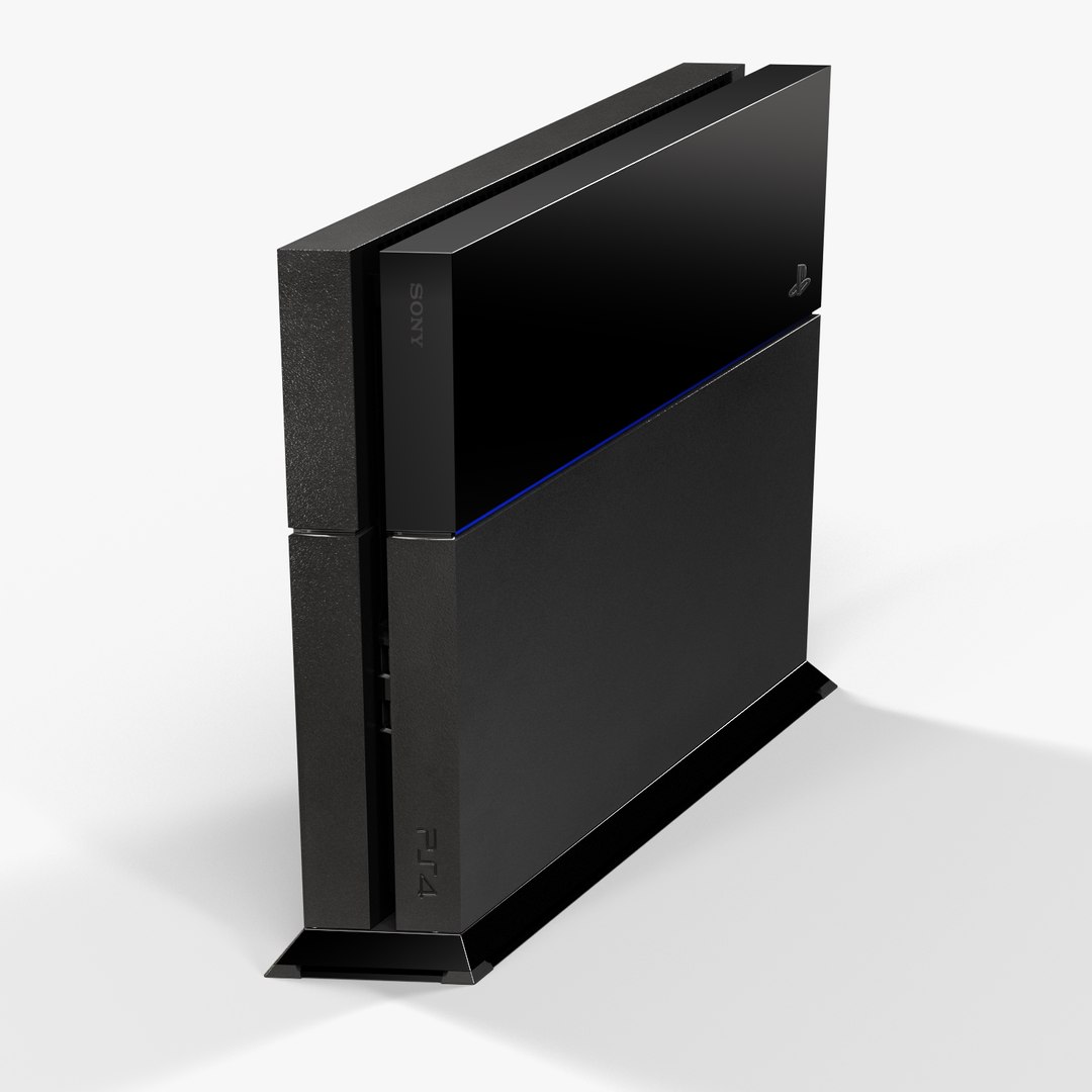 3d Sony Playstation 4 Console Model