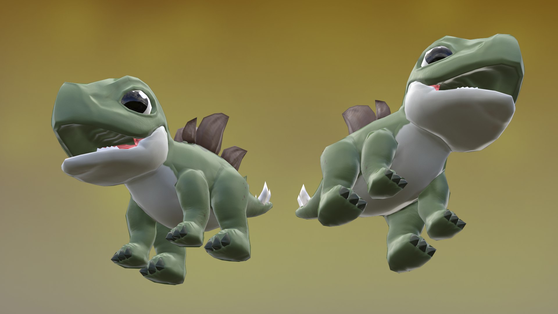 3D Stegosaurus Baby - Dinosaur Charactor - TurboSquid 2195134