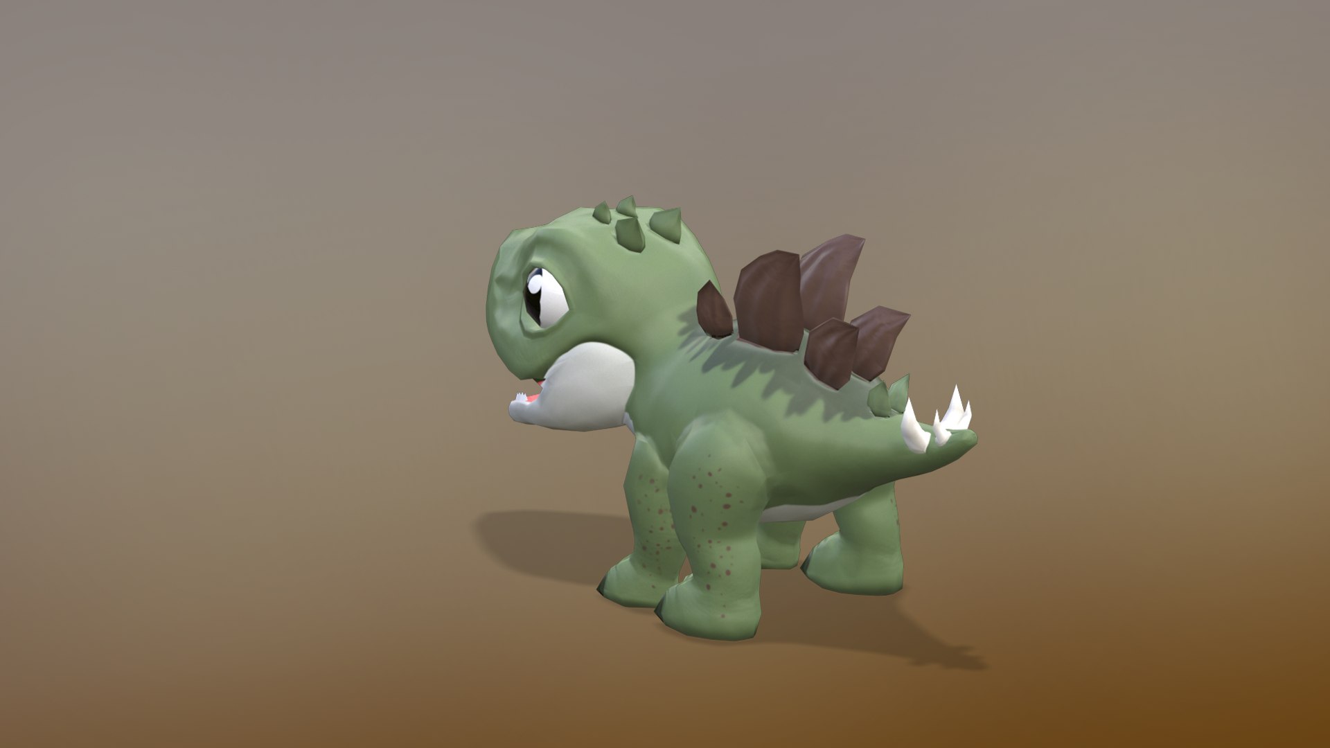 3D Stegosaurus Baby - Dinosaur Charactor - TurboSquid 2195134