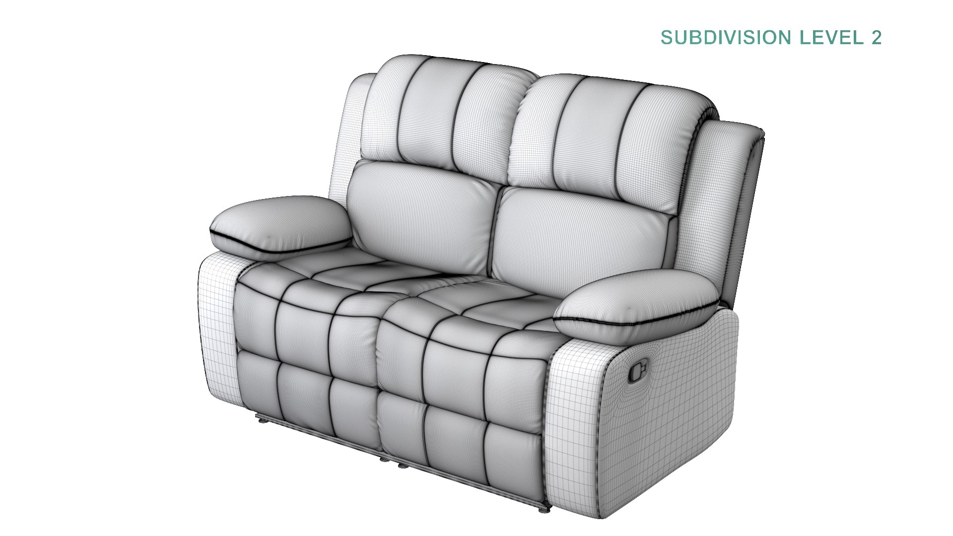 3D Loveseat - TurboSquid 1767445