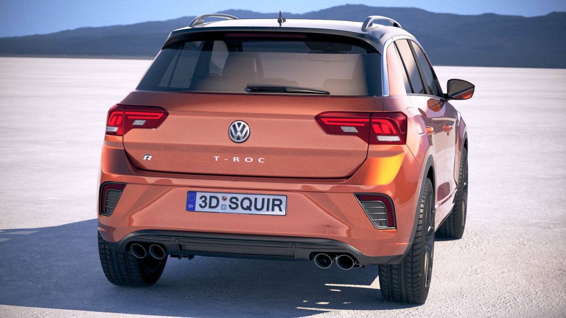 3D Model Volkswagen T-roc R - TurboSquid 1461128