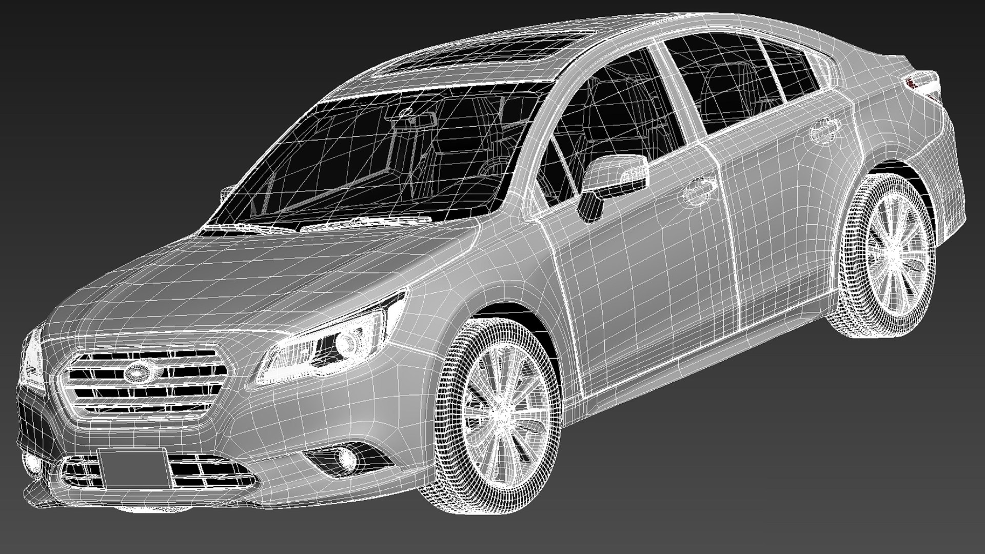 3d subaru legacy 2015
