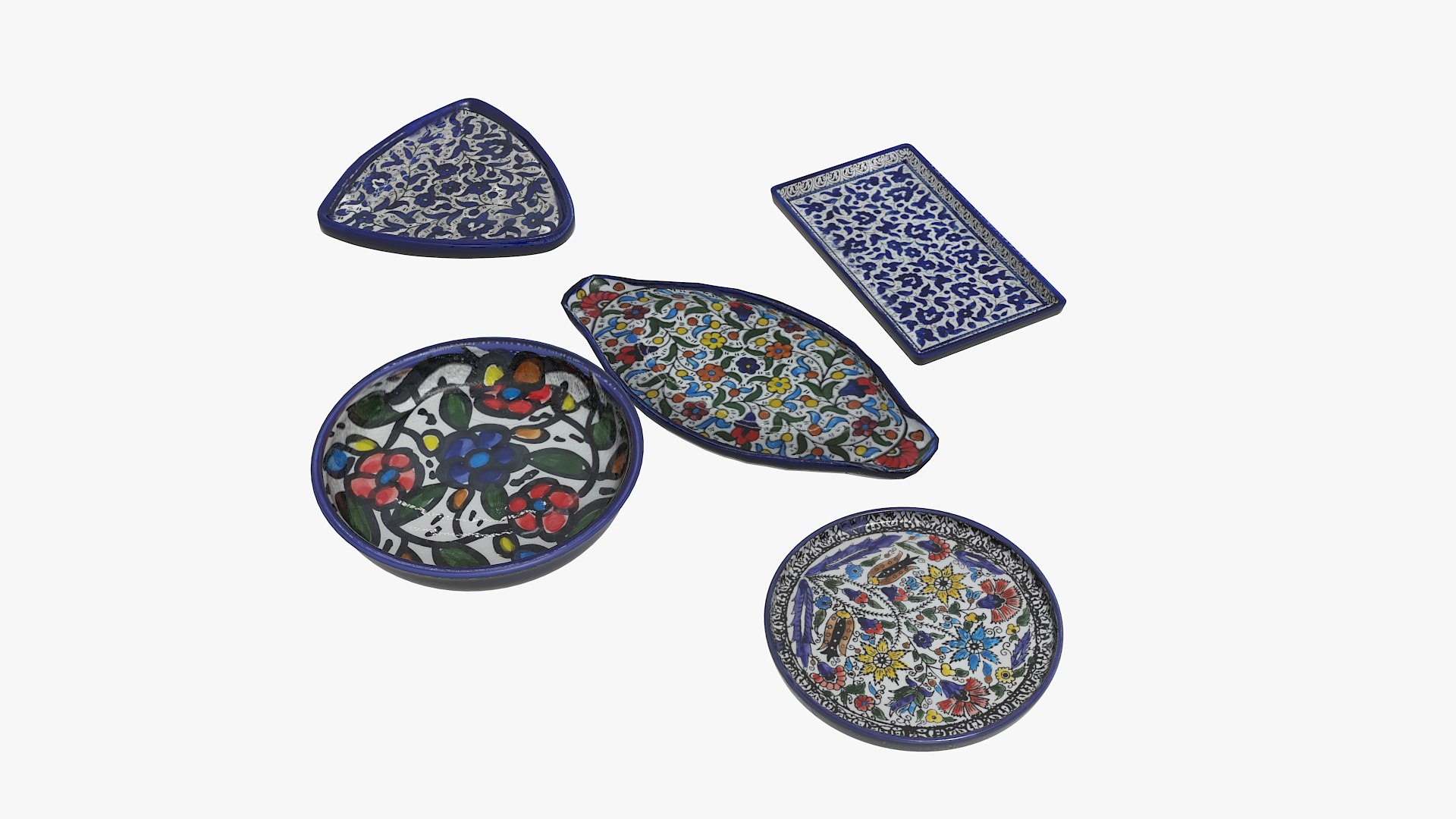 Saudi Ceramic Plates Model - TurboSquid 2495329