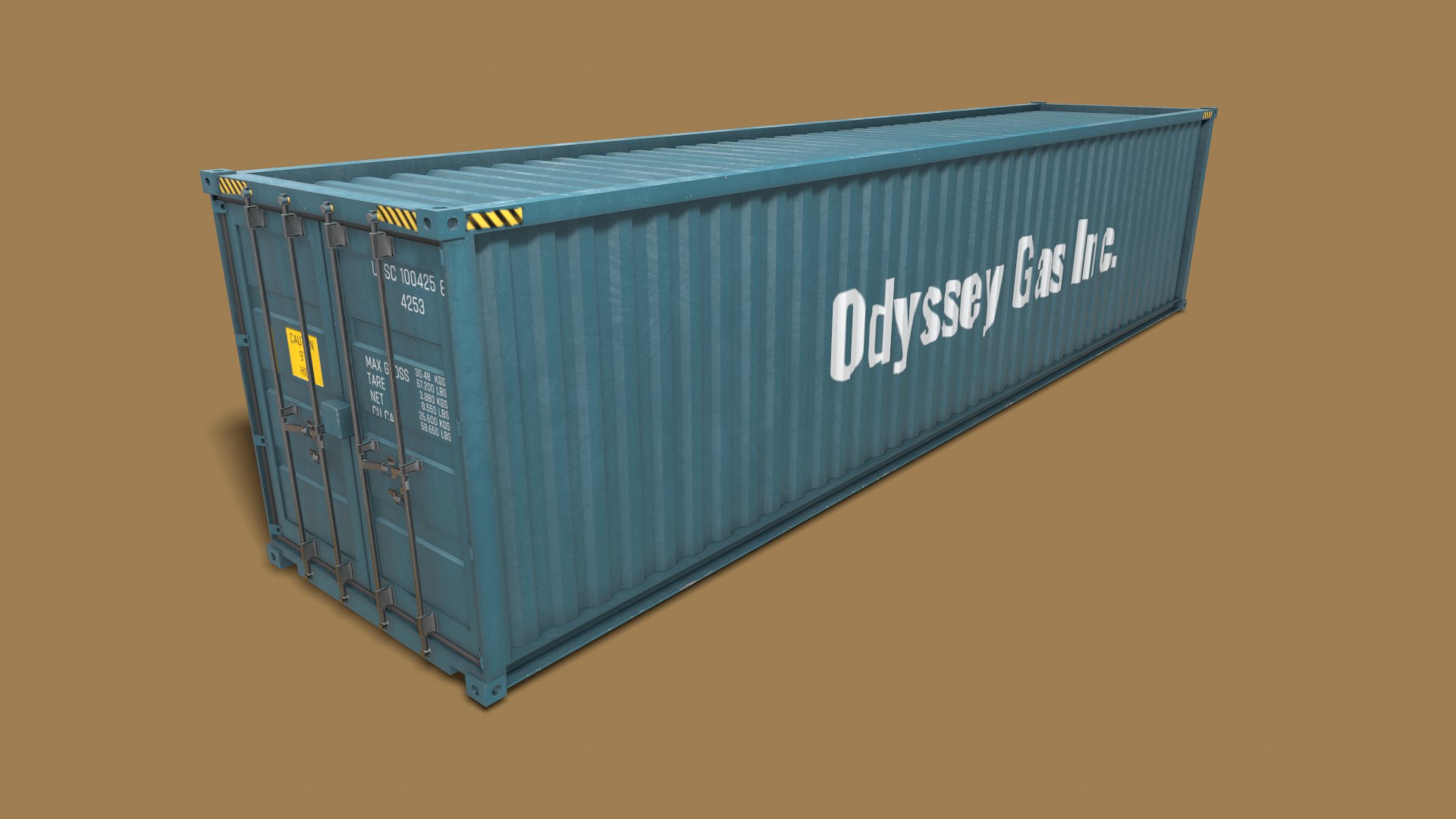 3D Shipping Container Asset - TurboSquid 2174651