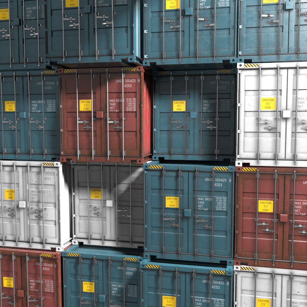 3D Shipping Container Asset - TurboSquid 2174651