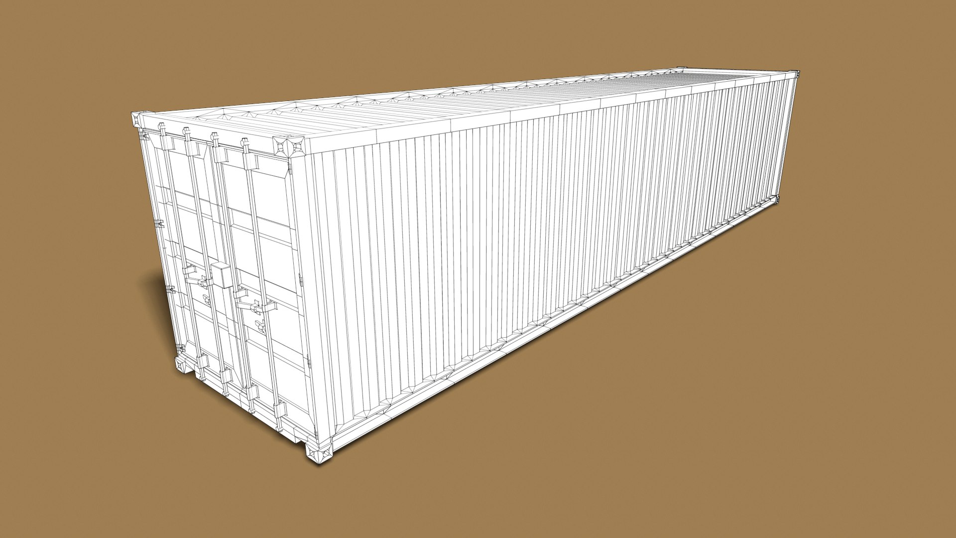 3D Shipping Container Asset - TurboSquid 2174651