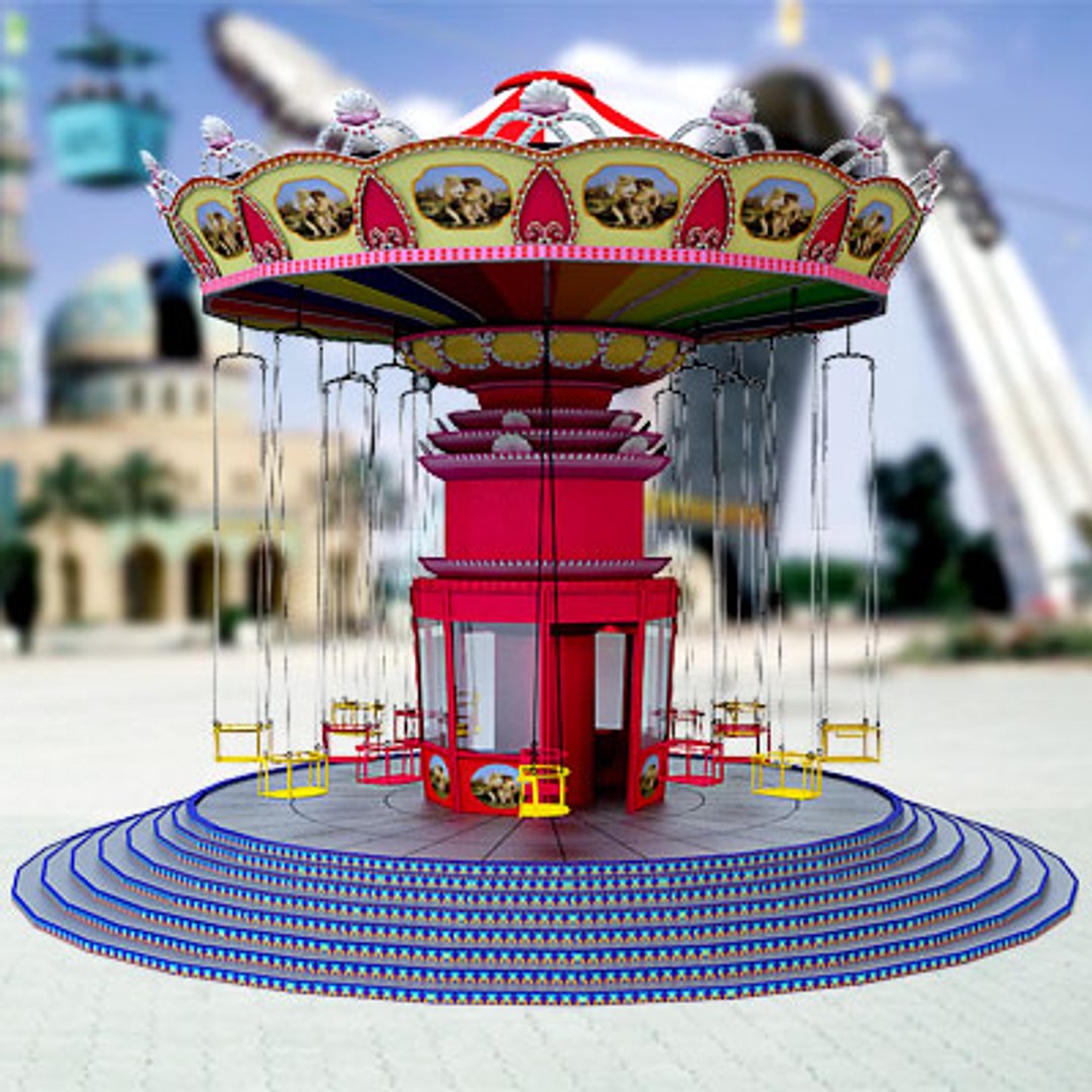 3d Model Of Swing Wave Swinger