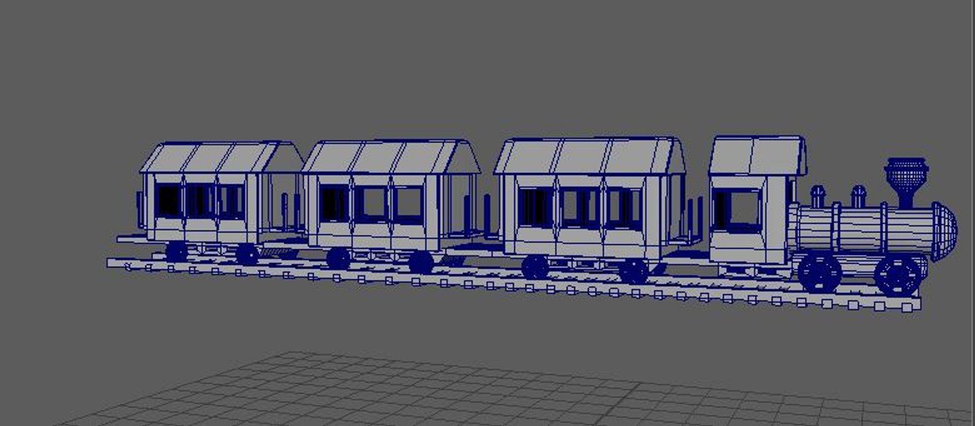 3D Train Low-poly 3D Model - TurboSquid 2334088