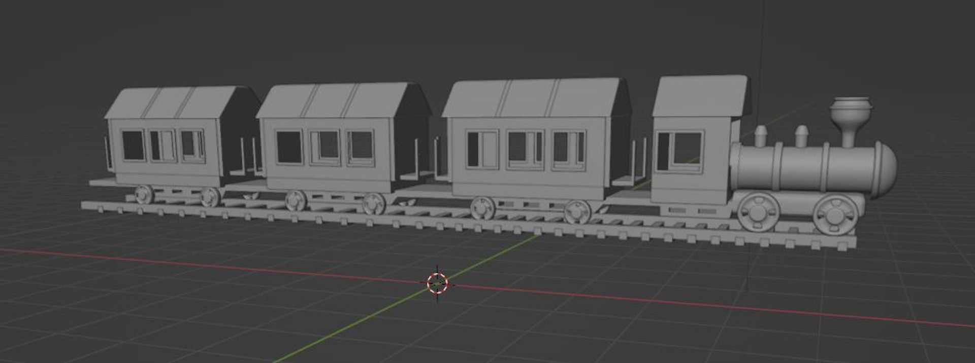 3D Train Low-poly 3D Model - TurboSquid 2334088
