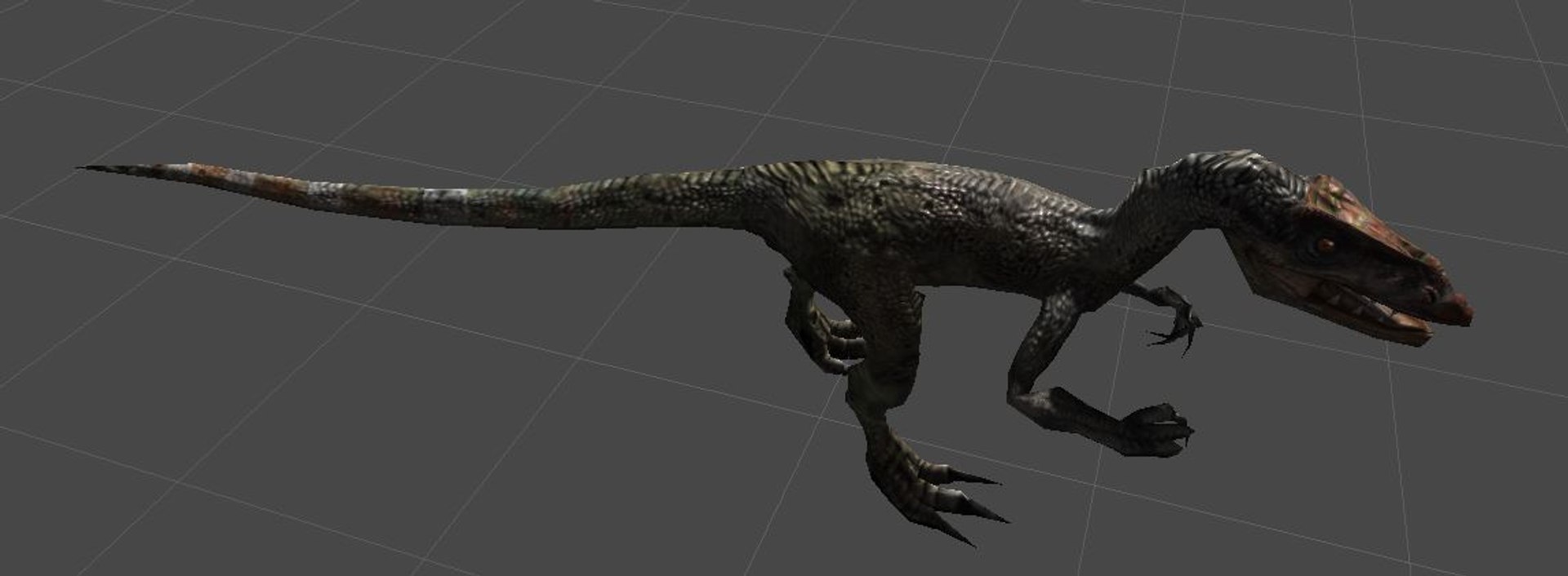 3d Raptor Dinosaur Model