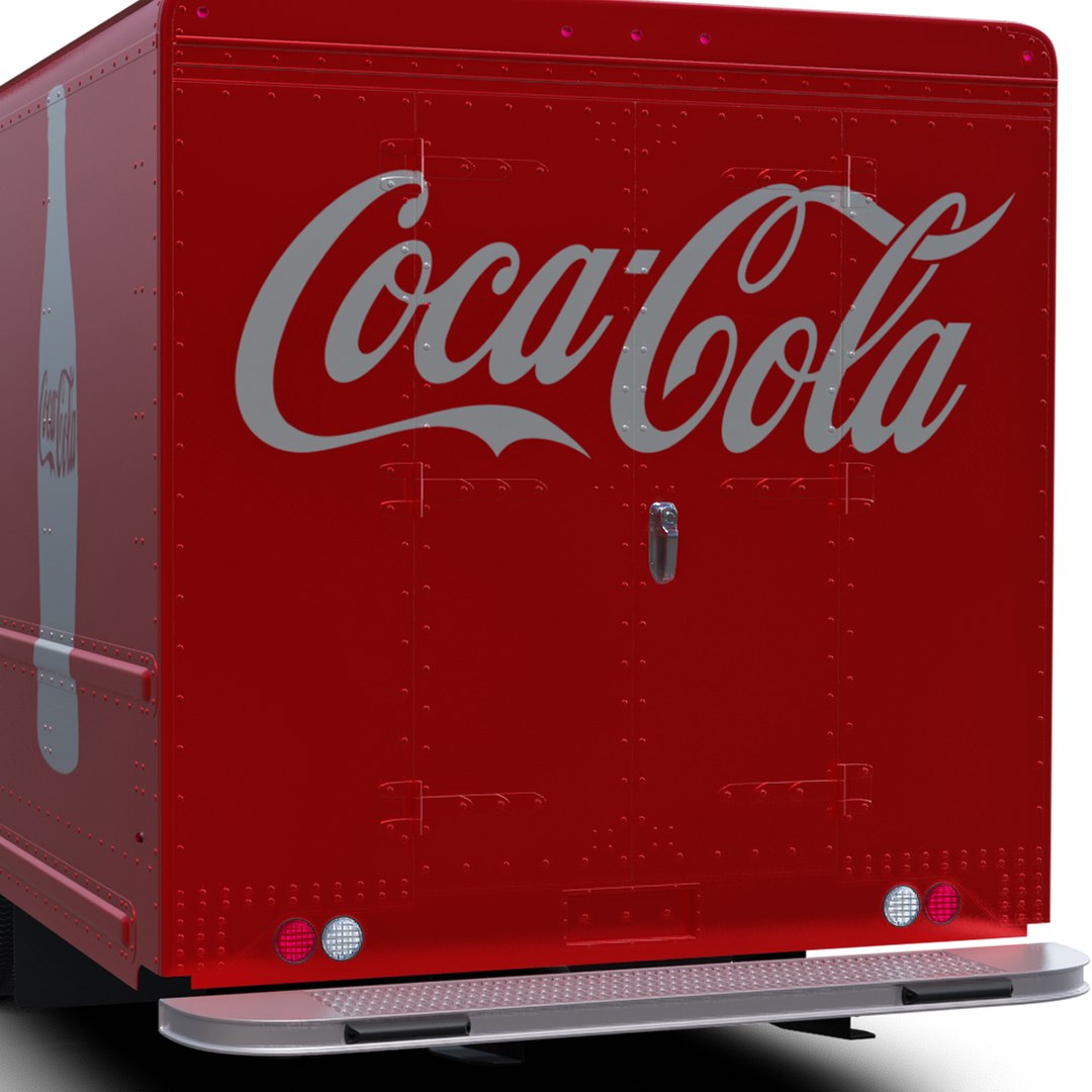 3D Model Coca-cola Delivery Step Van - TurboSquid 1410703