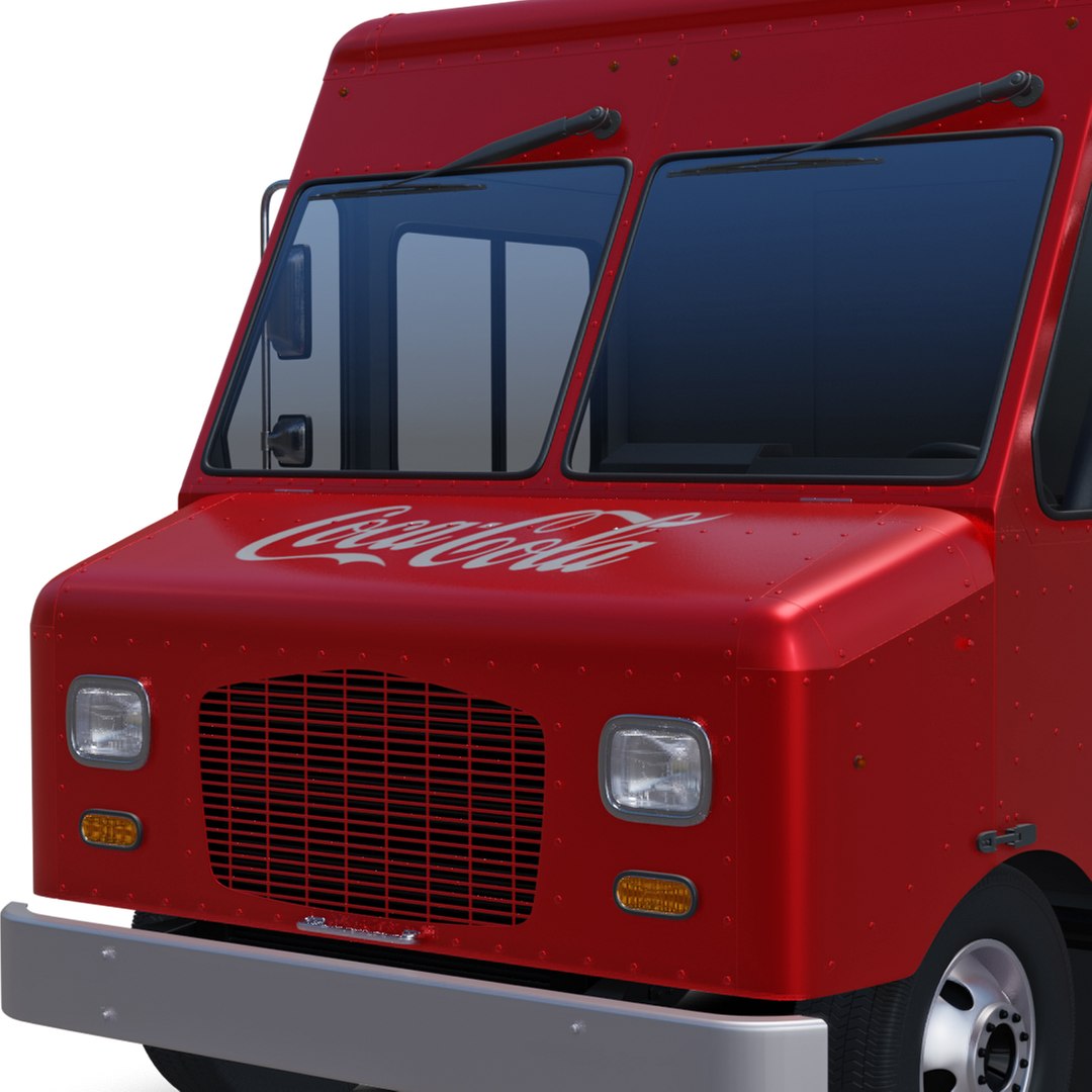 3D Model Coca-cola Delivery Step Van - TurboSquid 1410703