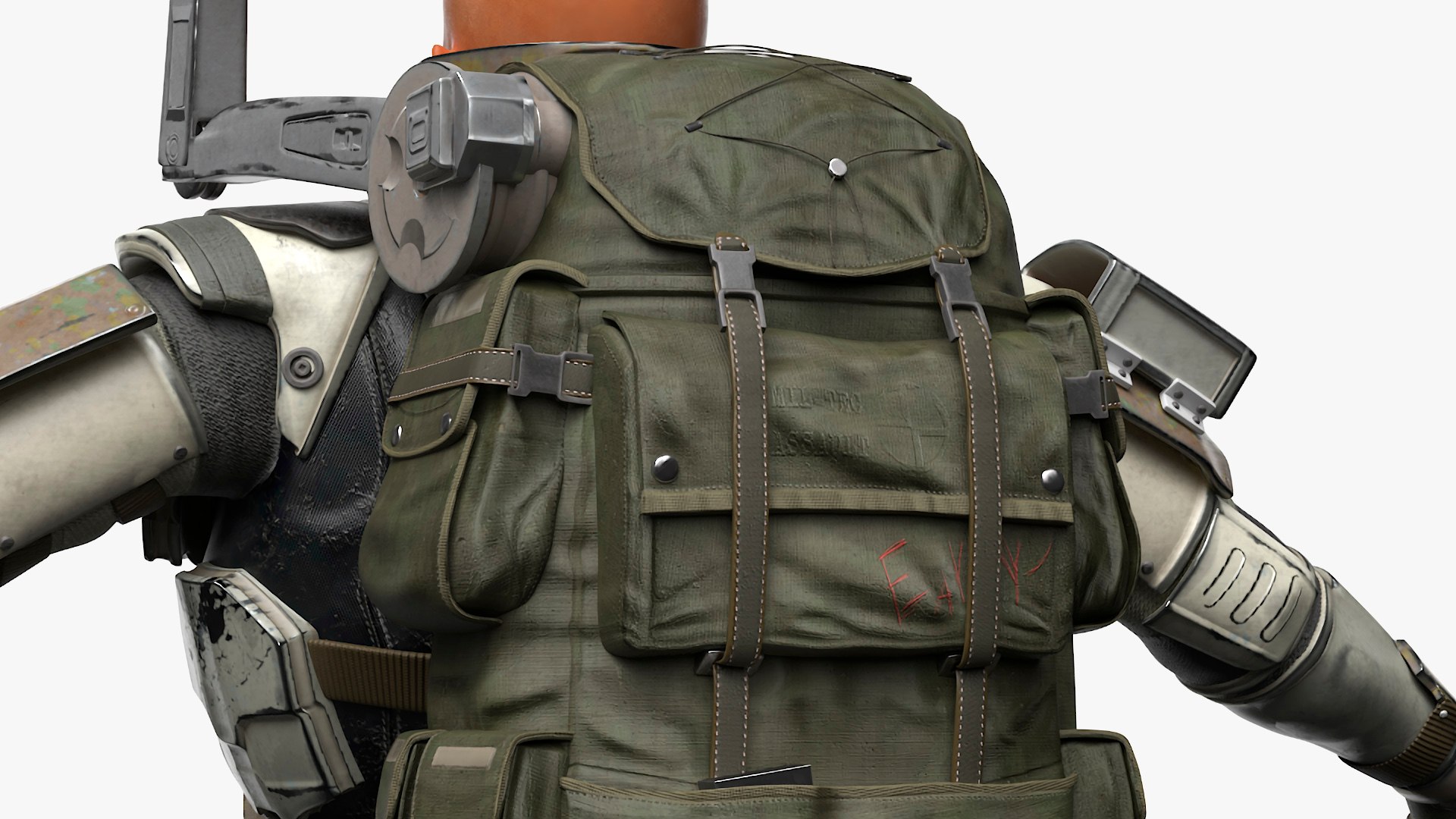 Exoskeleton Soldier With Rifle 3D Model - TurboSquid 2307406