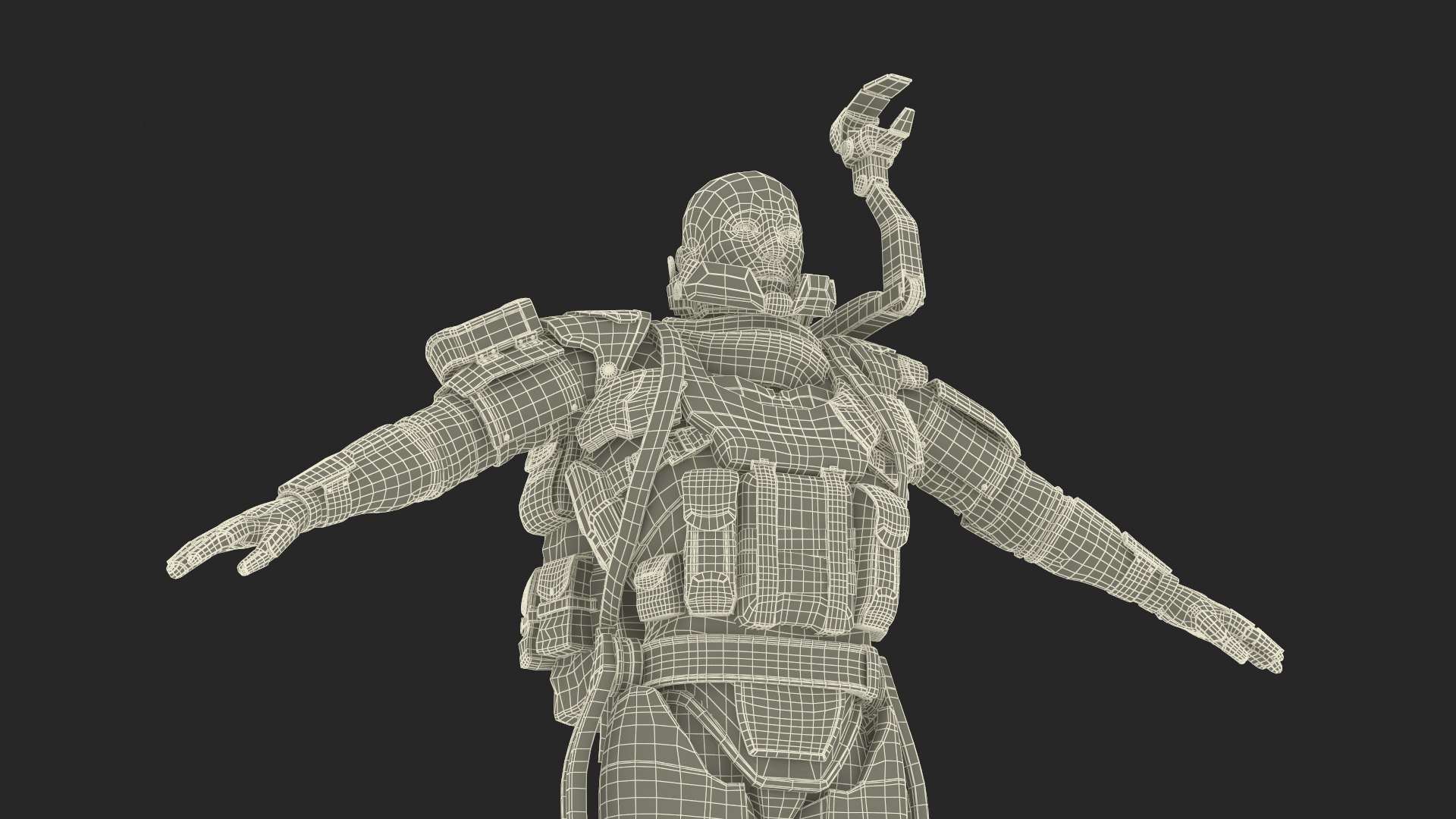 Exoskeleton Soldier With Rifle 3D Model - TurboSquid 2307406
