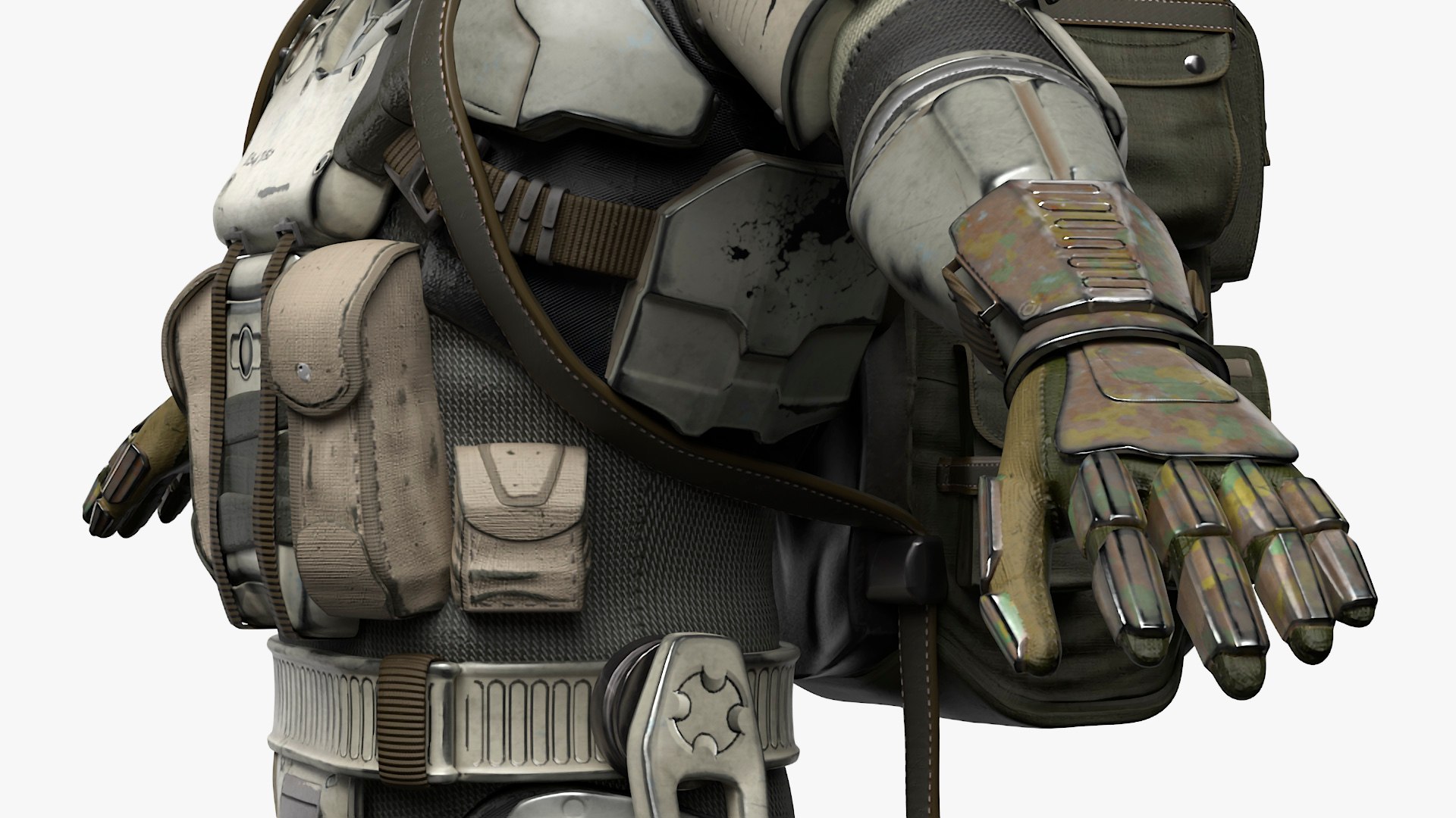 Exoskeleton Soldier With Rifle 3D Model - TurboSquid 2307406