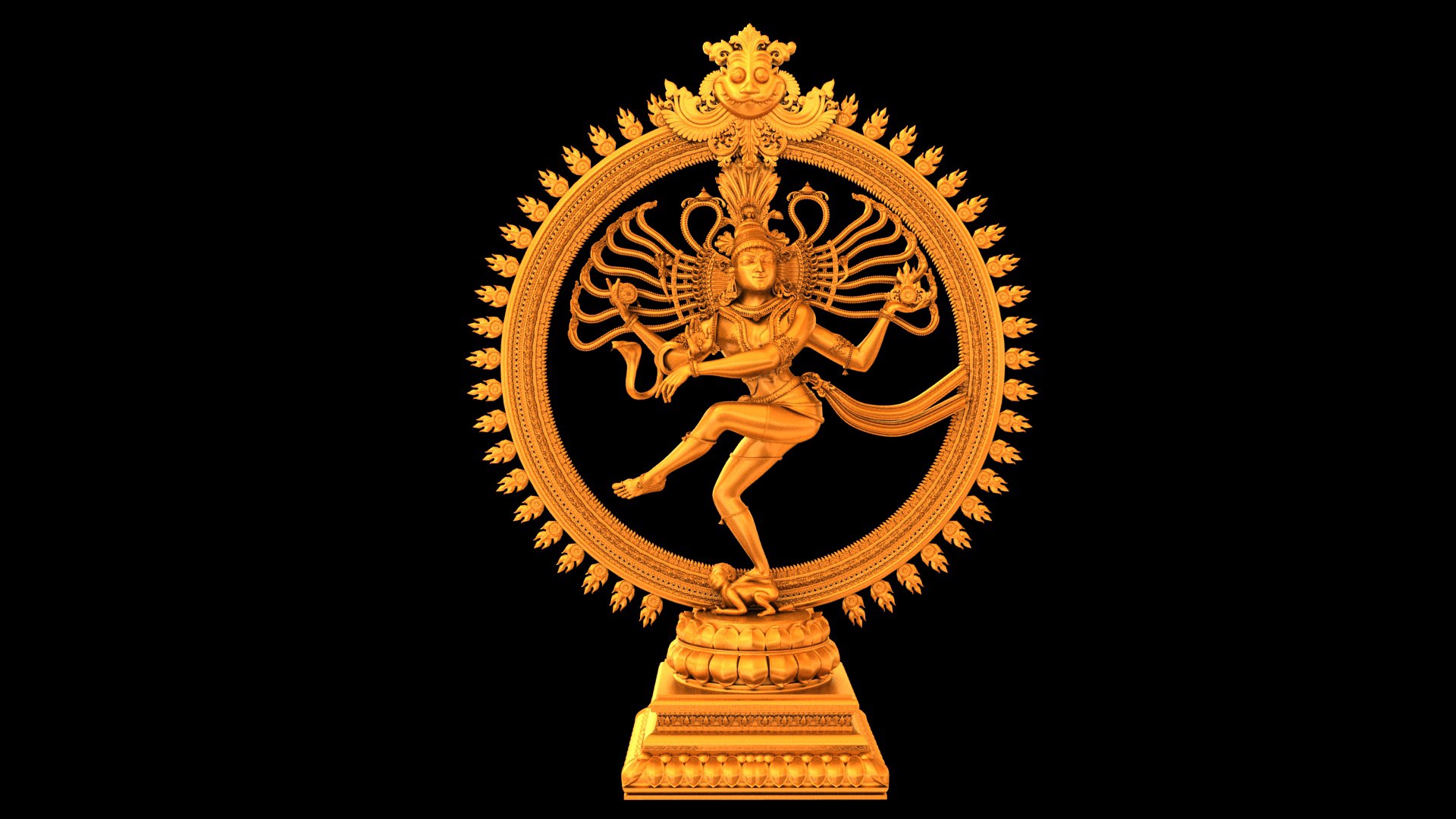 Nataraja Statue 3D Model - TurboSquid 1752209