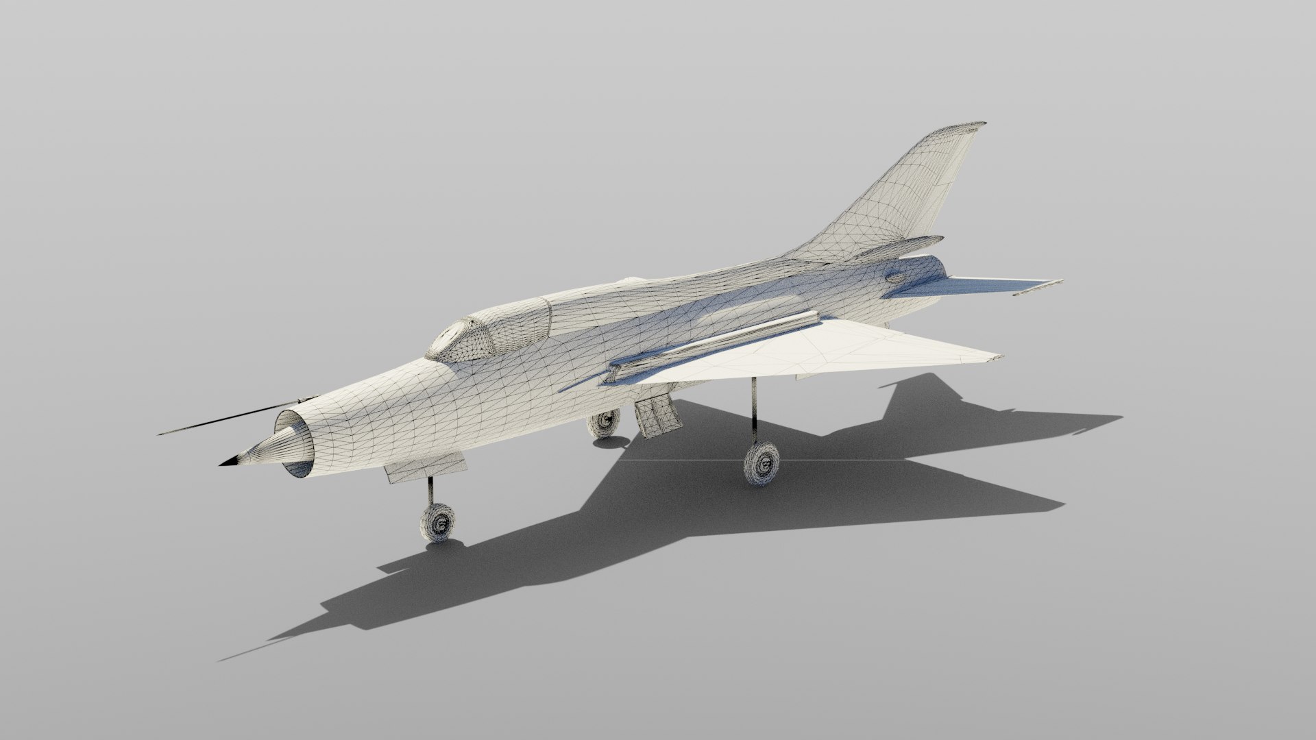 Mig 21 Fighter Jet 3D Model - TurboSquid 1419432