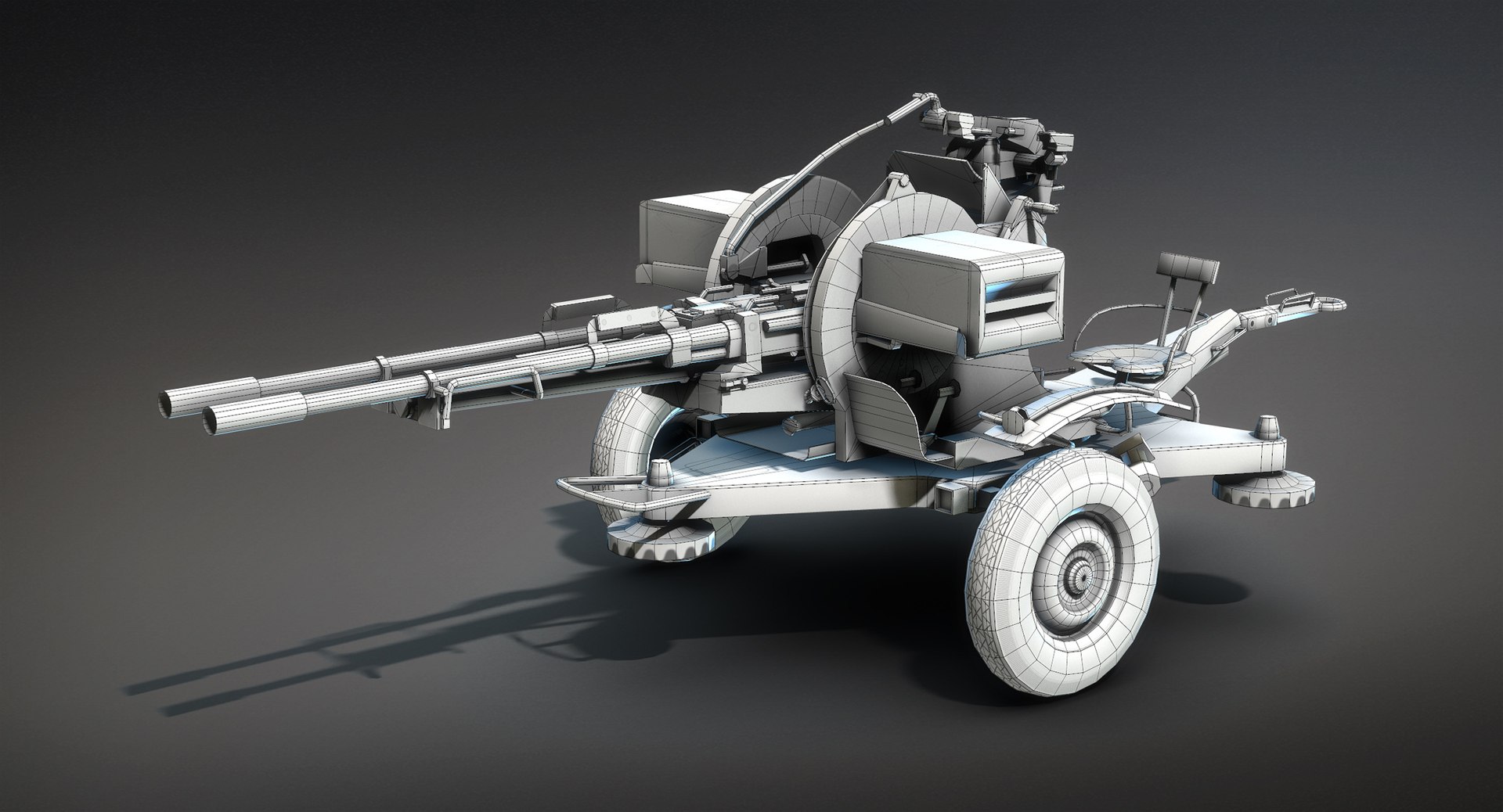 3D Low-poly Zu-23-2 Maps - TurboSquid 1160806