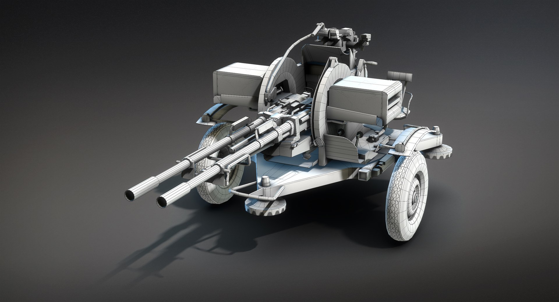 3D Low-poly Zu-23-2 Maps - TurboSquid 1160806