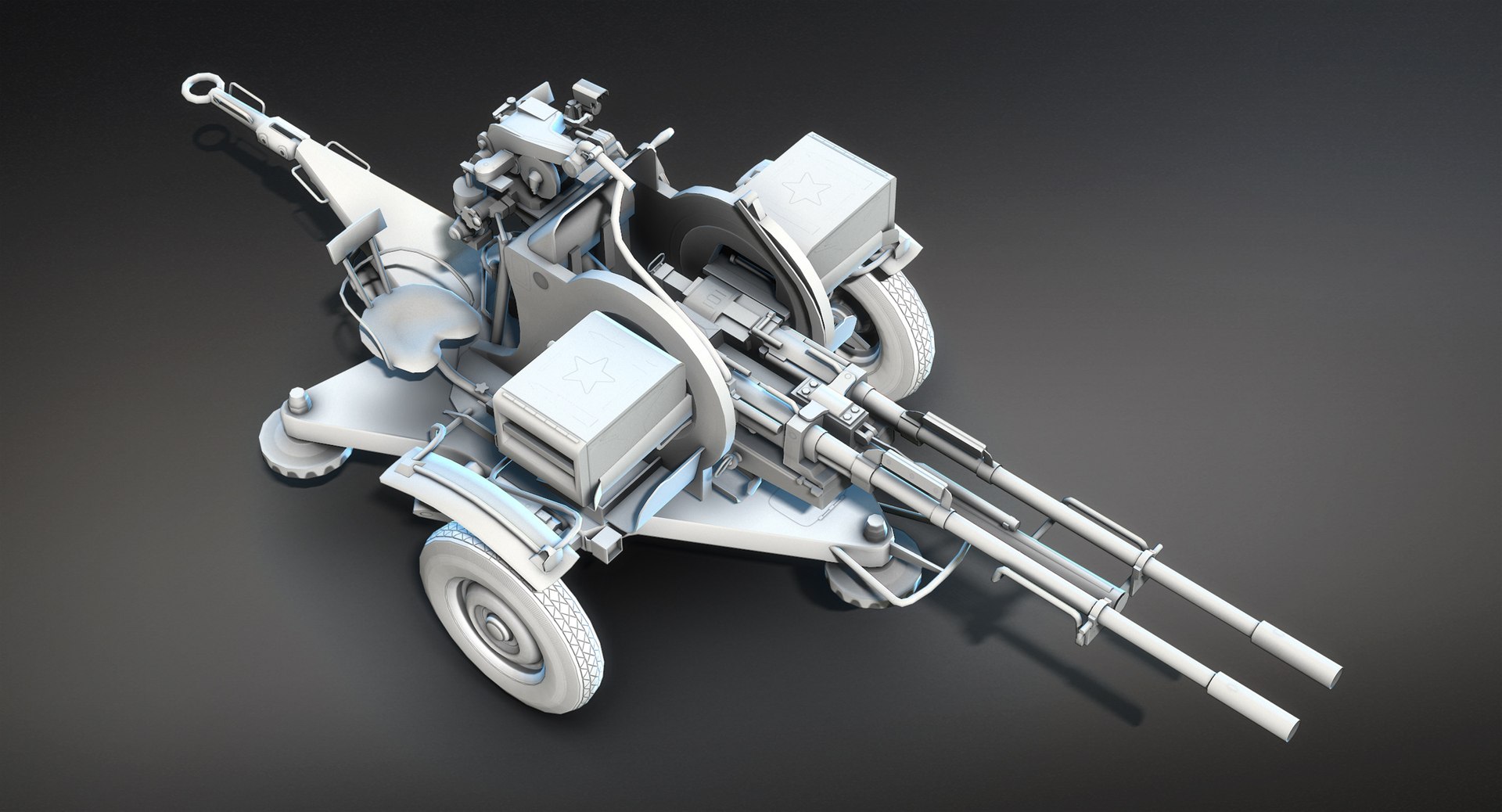 3D Low-poly Zu-23-2 Maps - TurboSquid 1160806