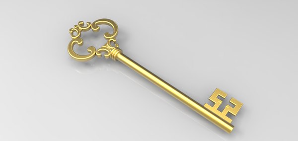 3d old key model