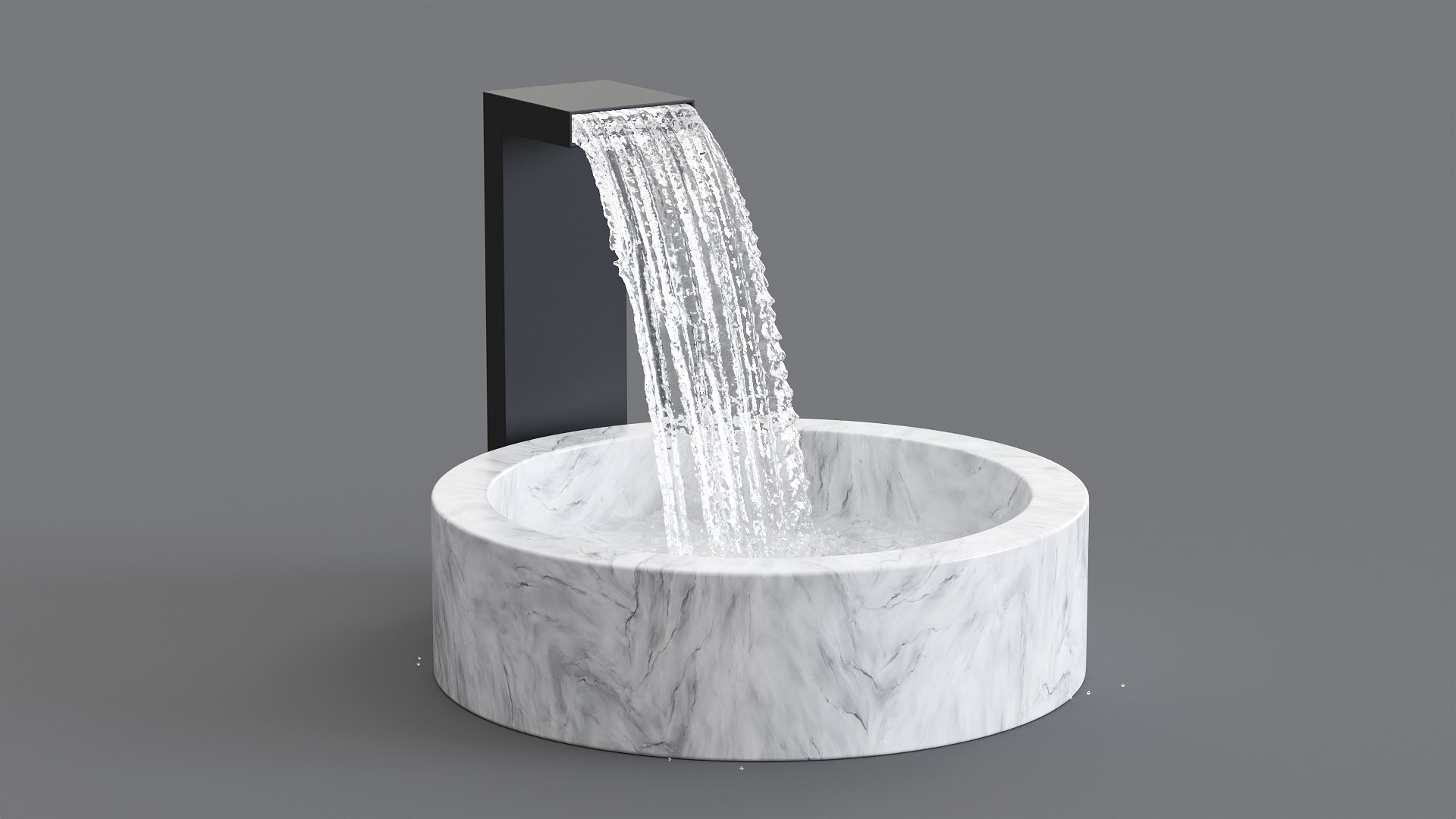 3D Animated Pouring Water Basin 04 Model - TurboSquid 2259637