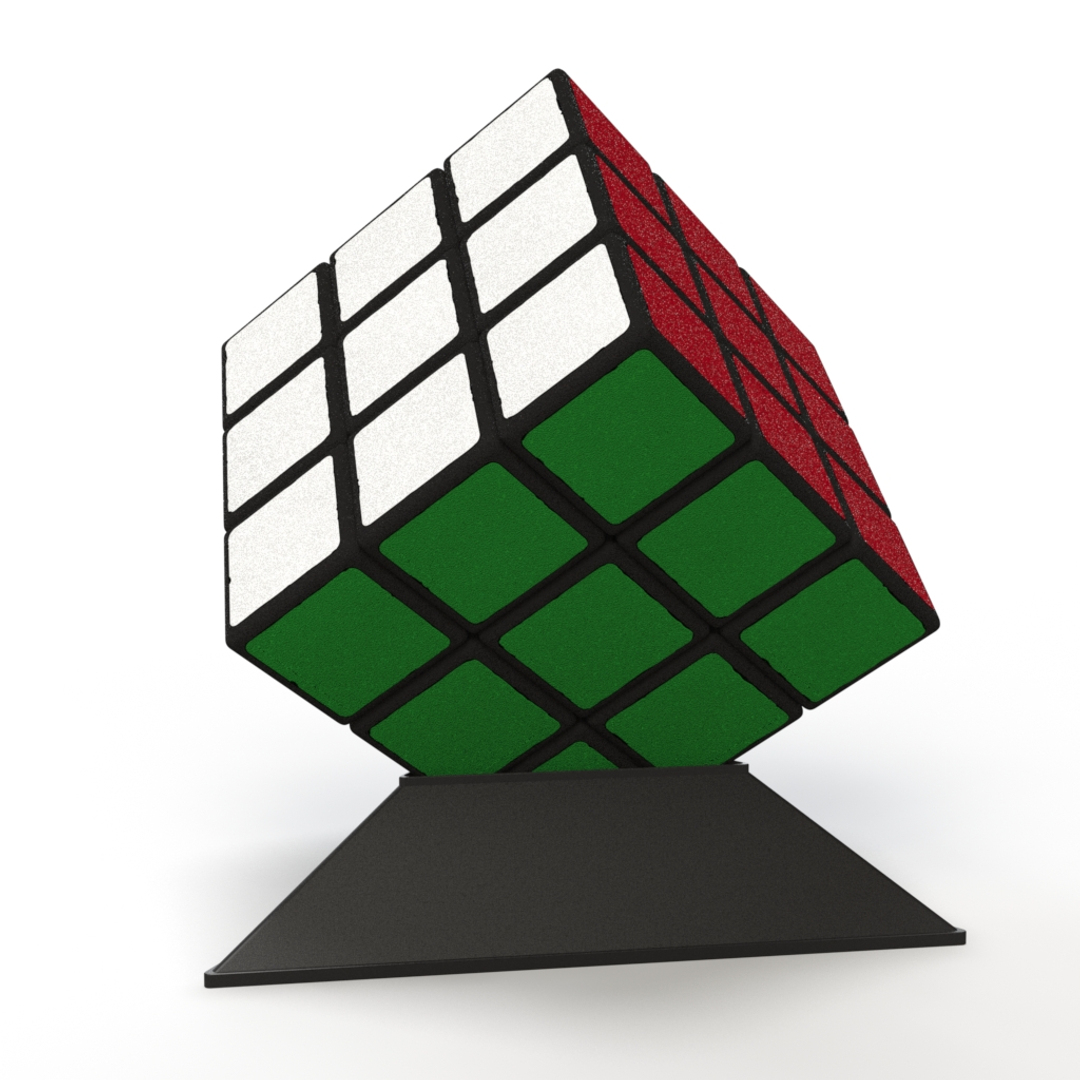 Free Puzzle Cube 001 3d Model