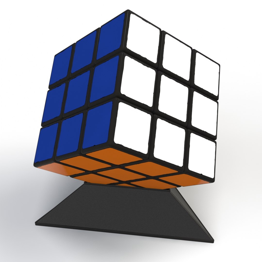 Free Puzzle Cube 001 3d Model