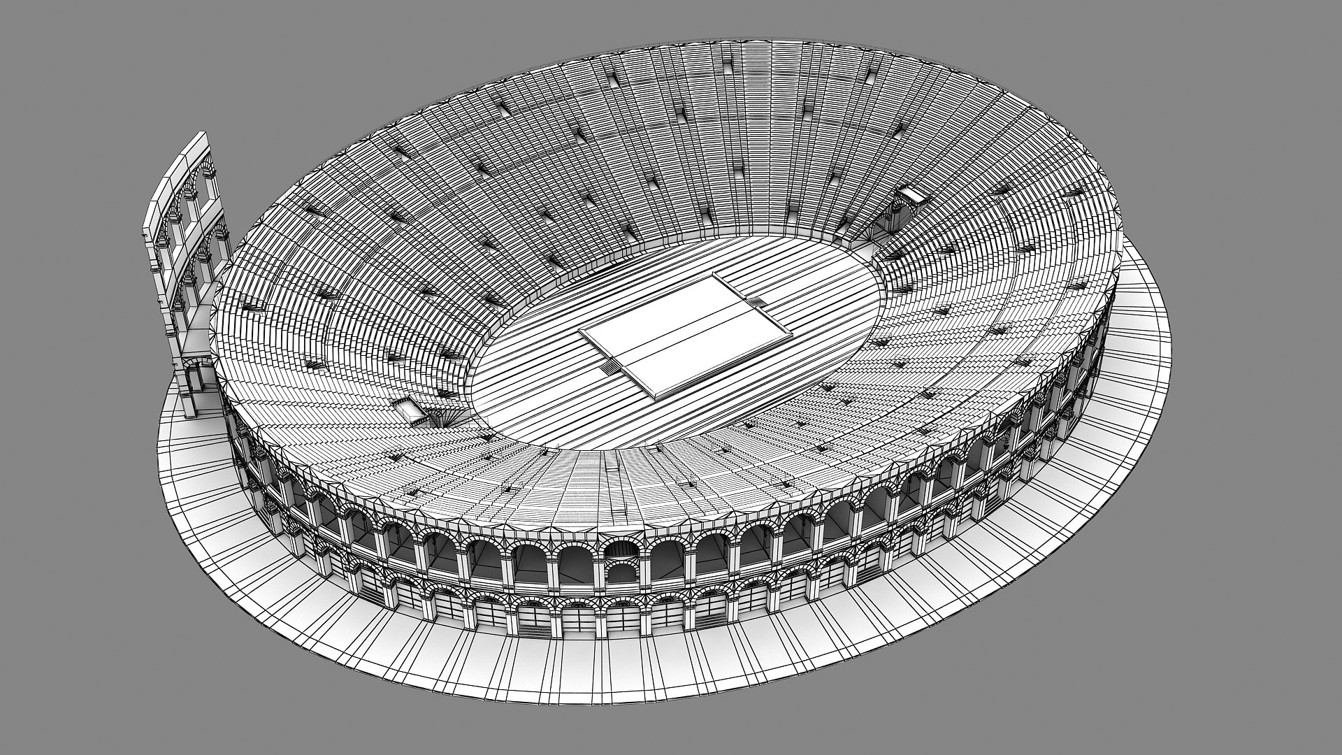 3D Model Verona Arena Roman Amphitheatre Italy 3d Model - TurboSquid ...