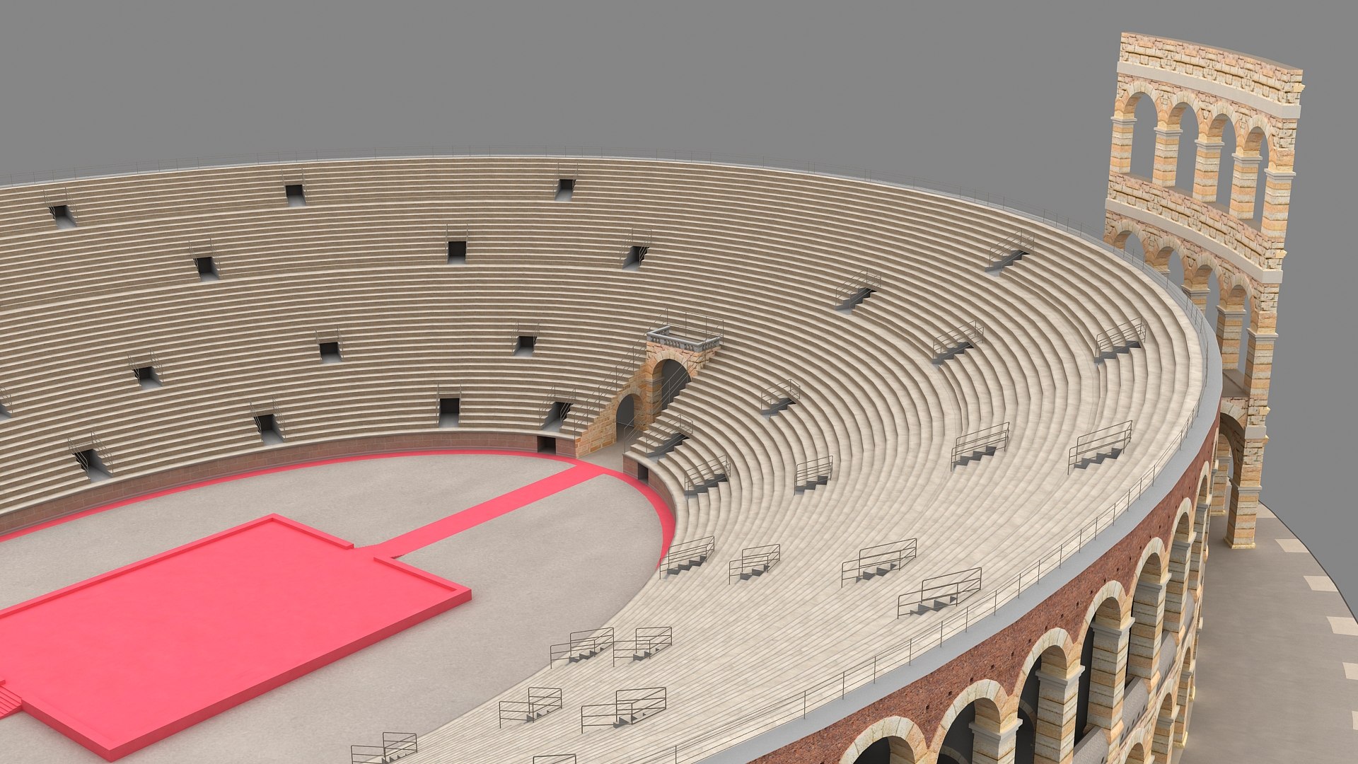 3D Model Verona Arena Roman Amphitheatre Italy 3d Model - TurboSquid ...