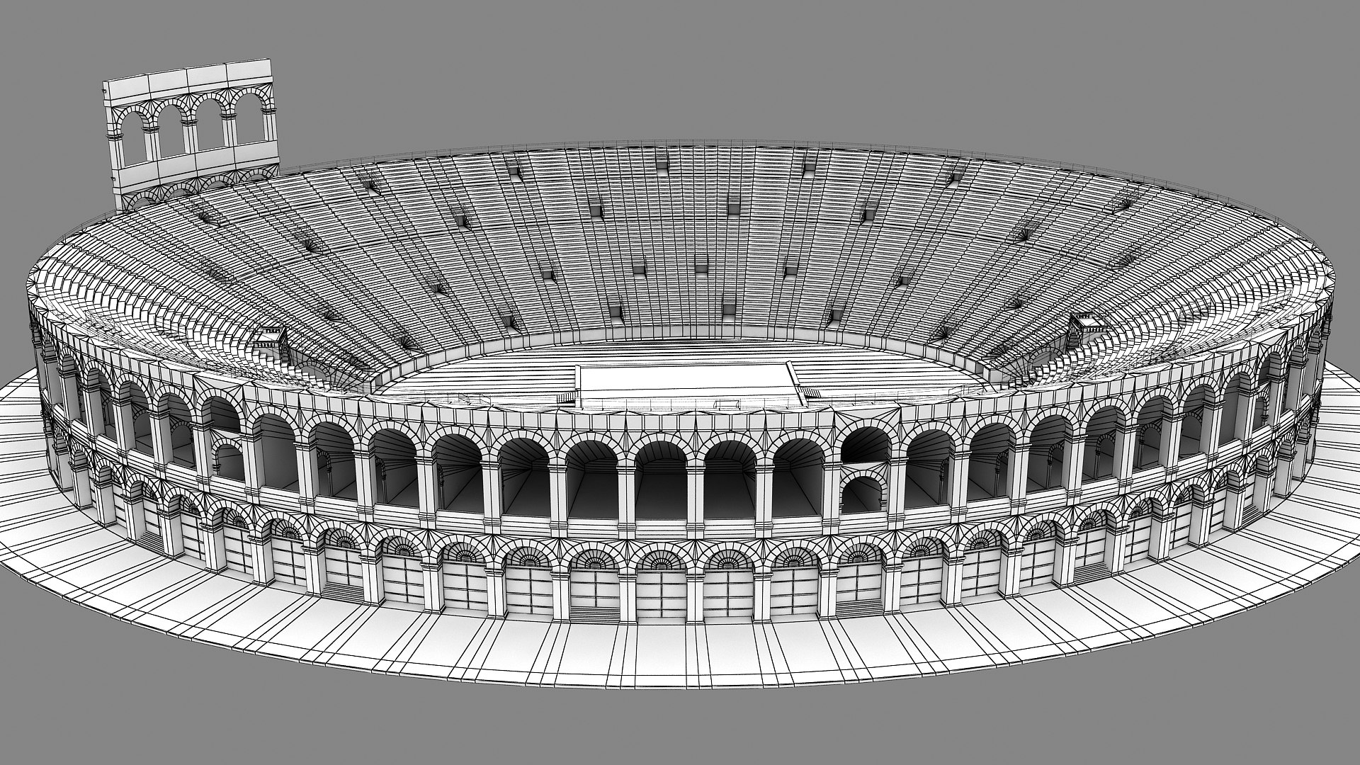 3D Model Verona Arena Roman Amphitheatre Italy 3d Model - TurboSquid ...