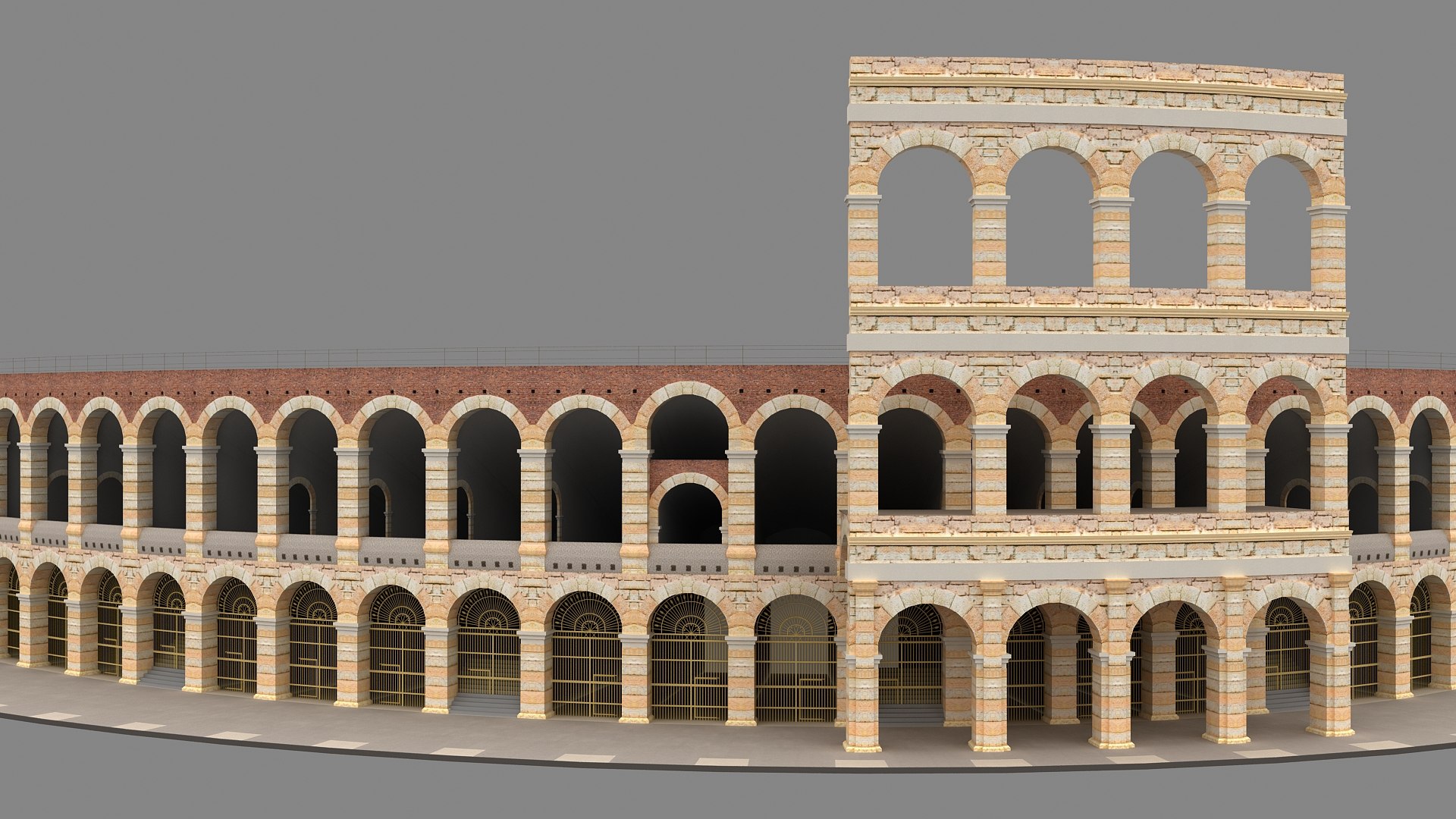 3D Model Verona Arena Roman Amphitheatre Italy 3d Model - TurboSquid ...